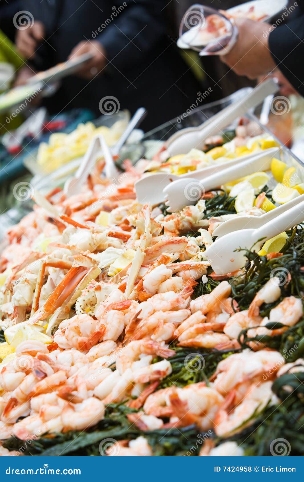 Seafood Party Buffet stock photo. Image of crab, shrimp - 7424958