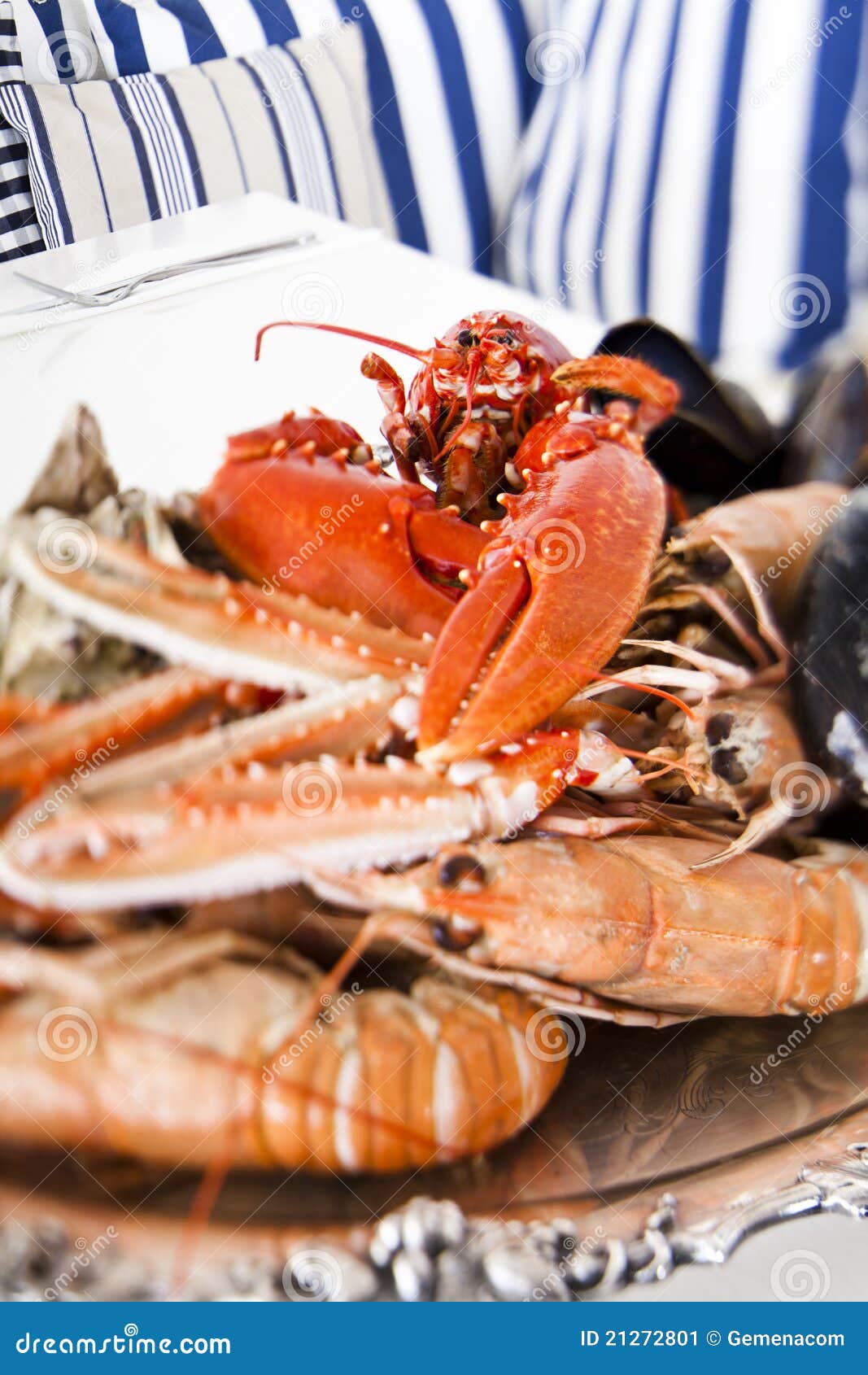 Seafood Plate stock image. Image of lobster, ornate, culture - 21272801