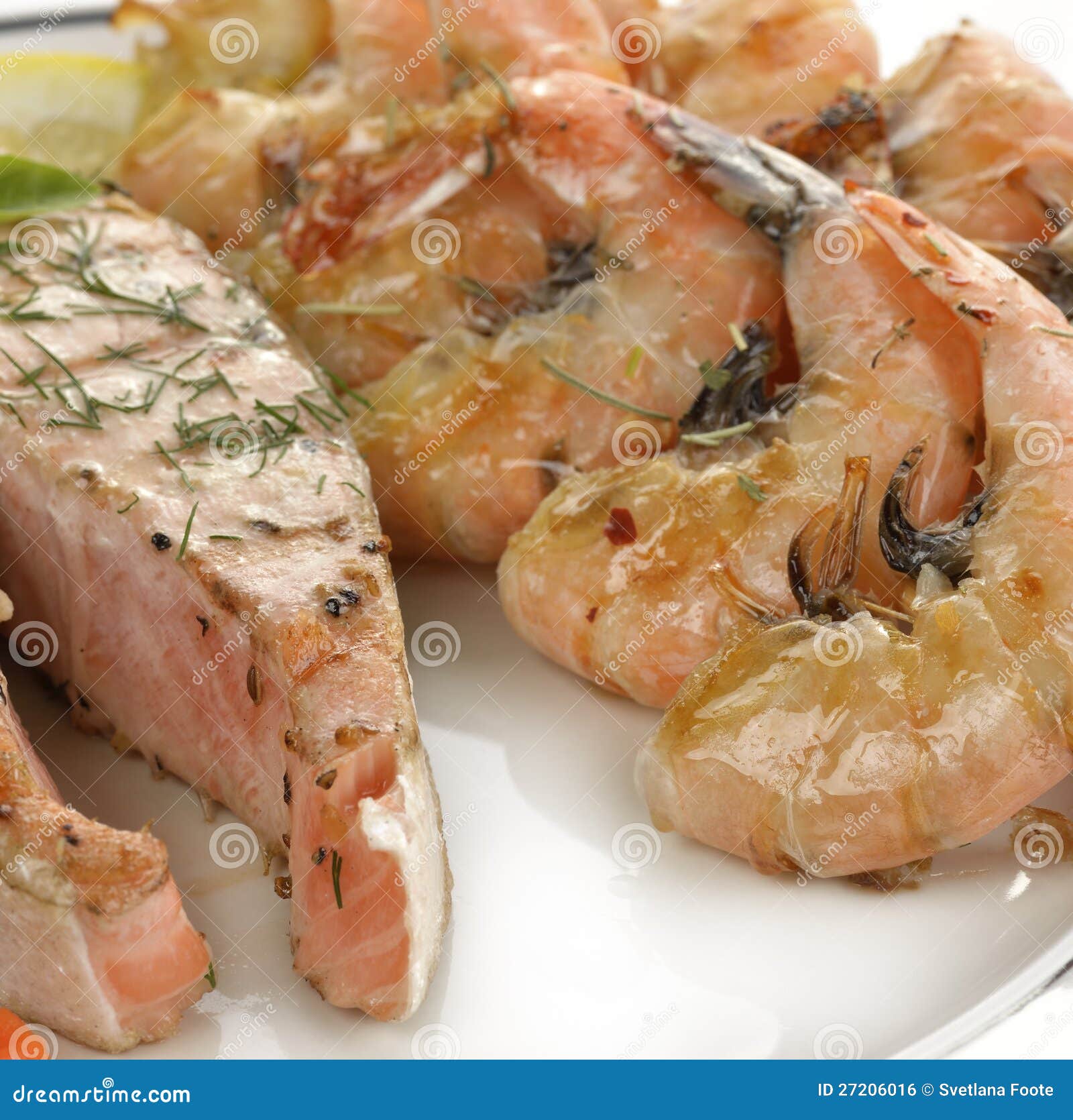 Seafood Plate stock photo. Image of pink, healthy, plate - 27206016