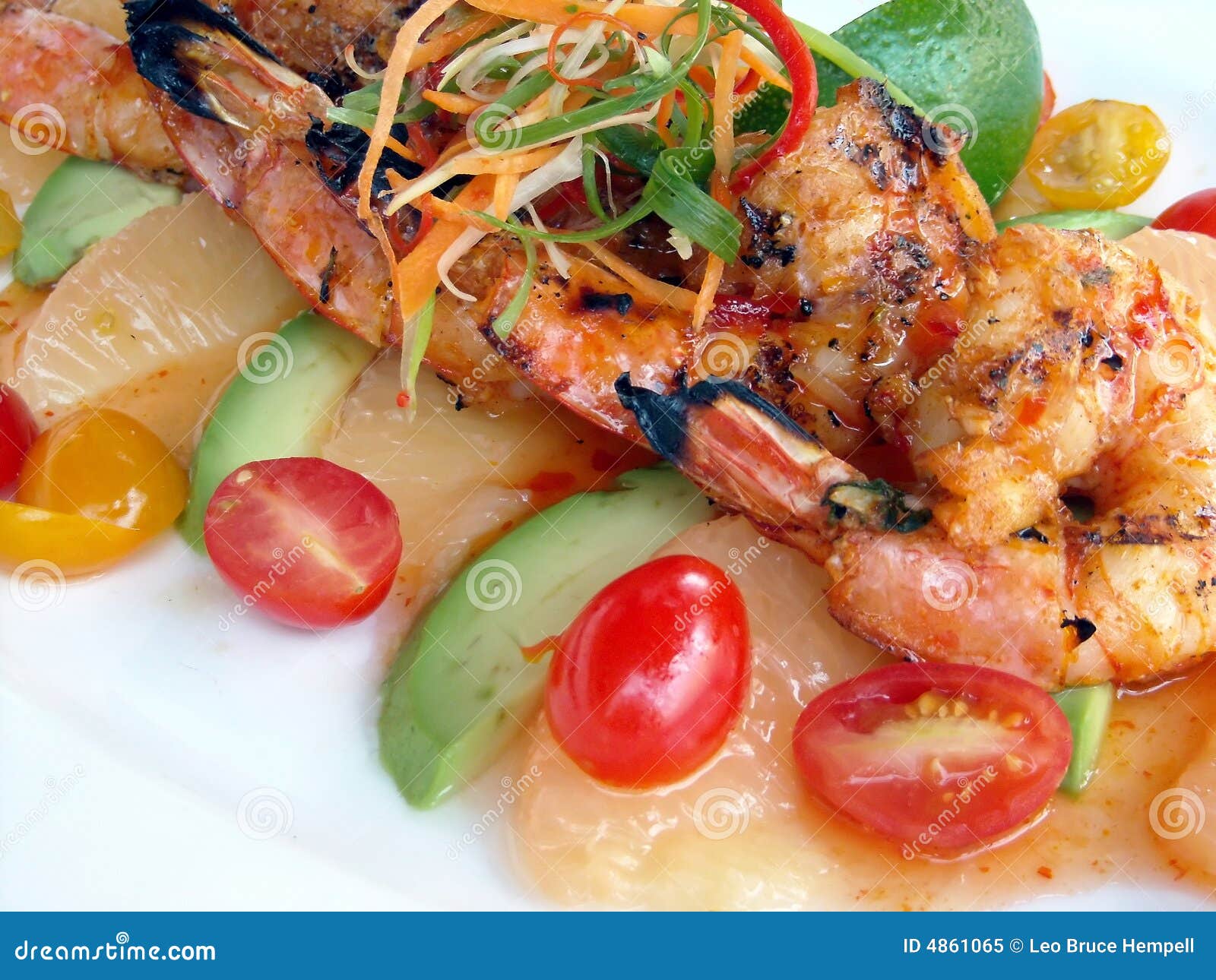 Seafood Plate stock image. Image of shrimp, dining, dinner - 4861065