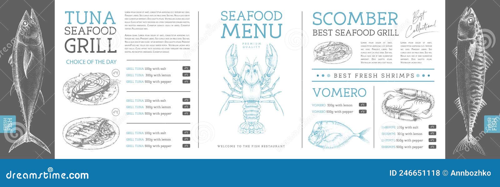 Fancy Seafood Restaurant Menus