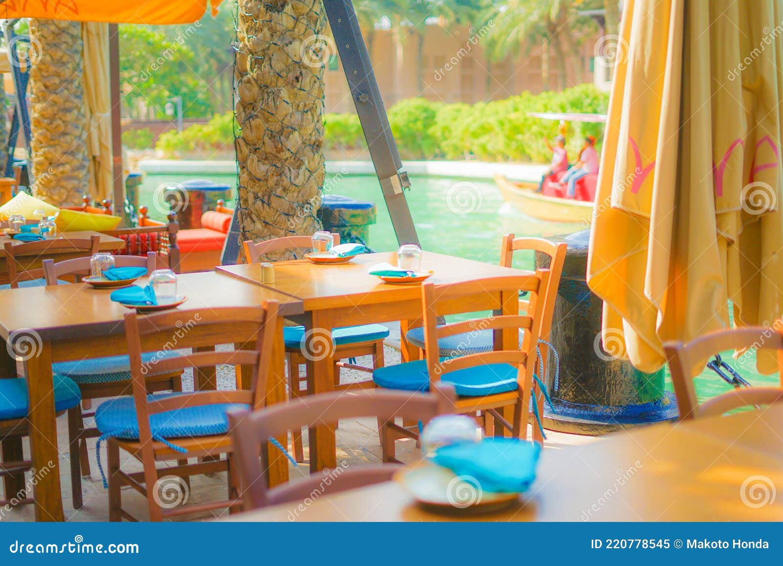 Seafood Restaurants in Riverside UAE Stock Image - Image of making ...