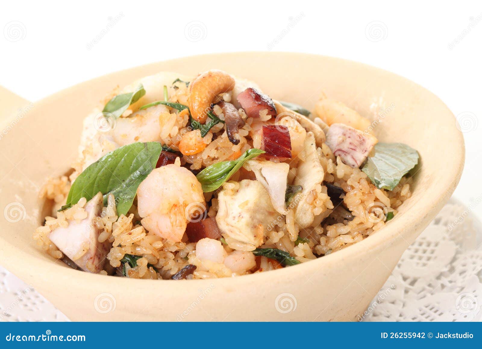 Rice On Fire Brown Rive Egyption Food Stock Photography | CartoonDealer ...