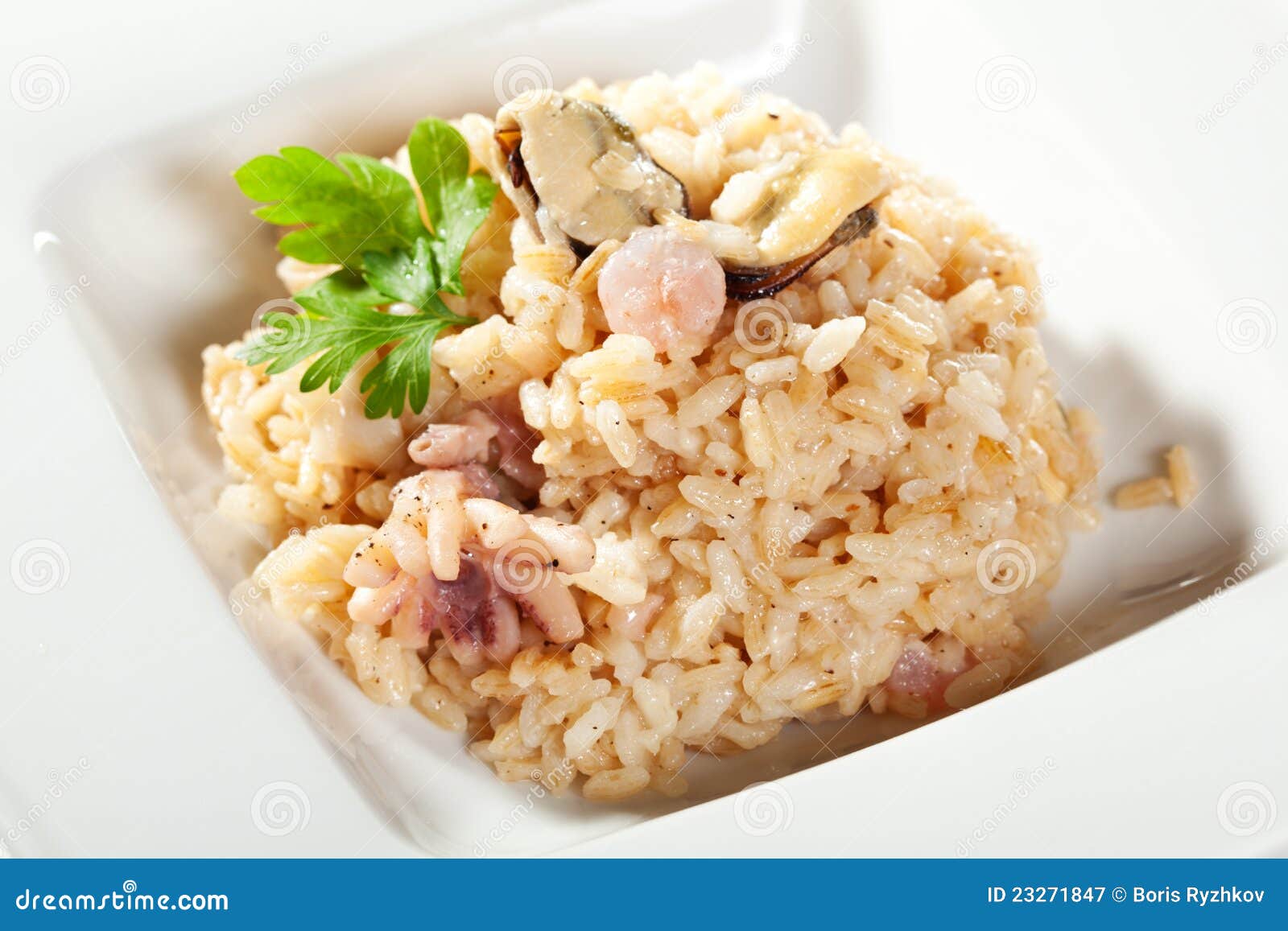 Seafood Risotto stock image. Image of european, cheese - 23271847