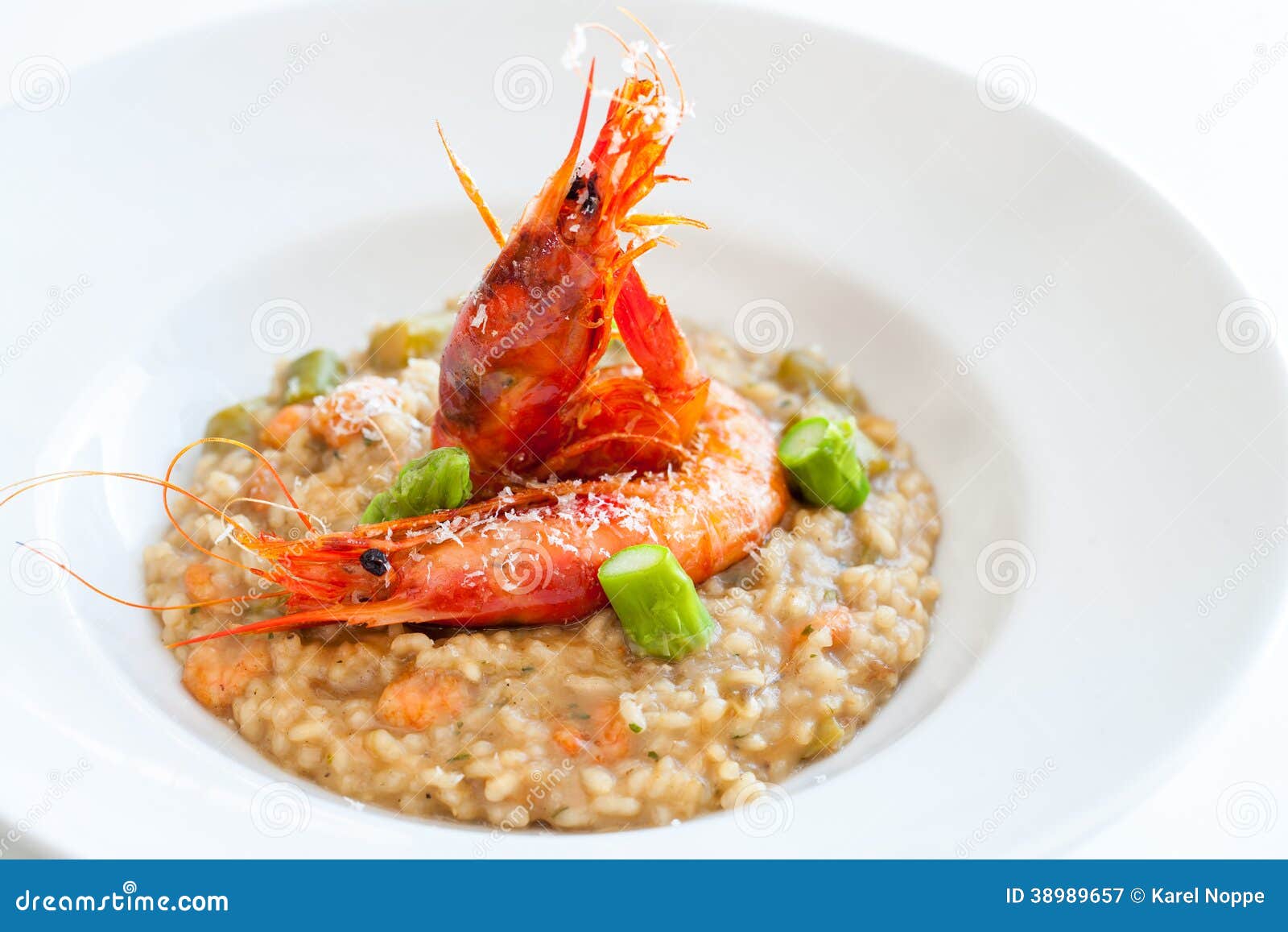 Seafood Risotto with King Prawns. Stock Image - Image of creamy ...