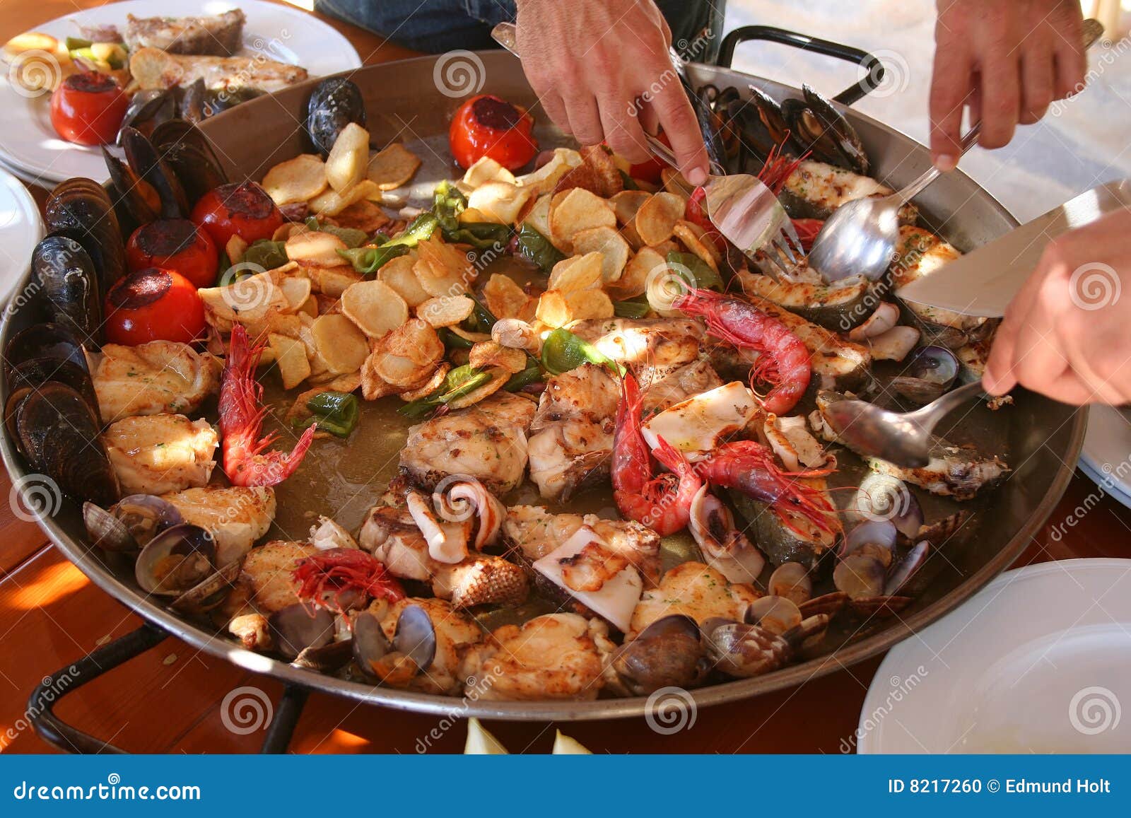 Seafood Serving stock photo. Image of squid, serving, fish - 8217260