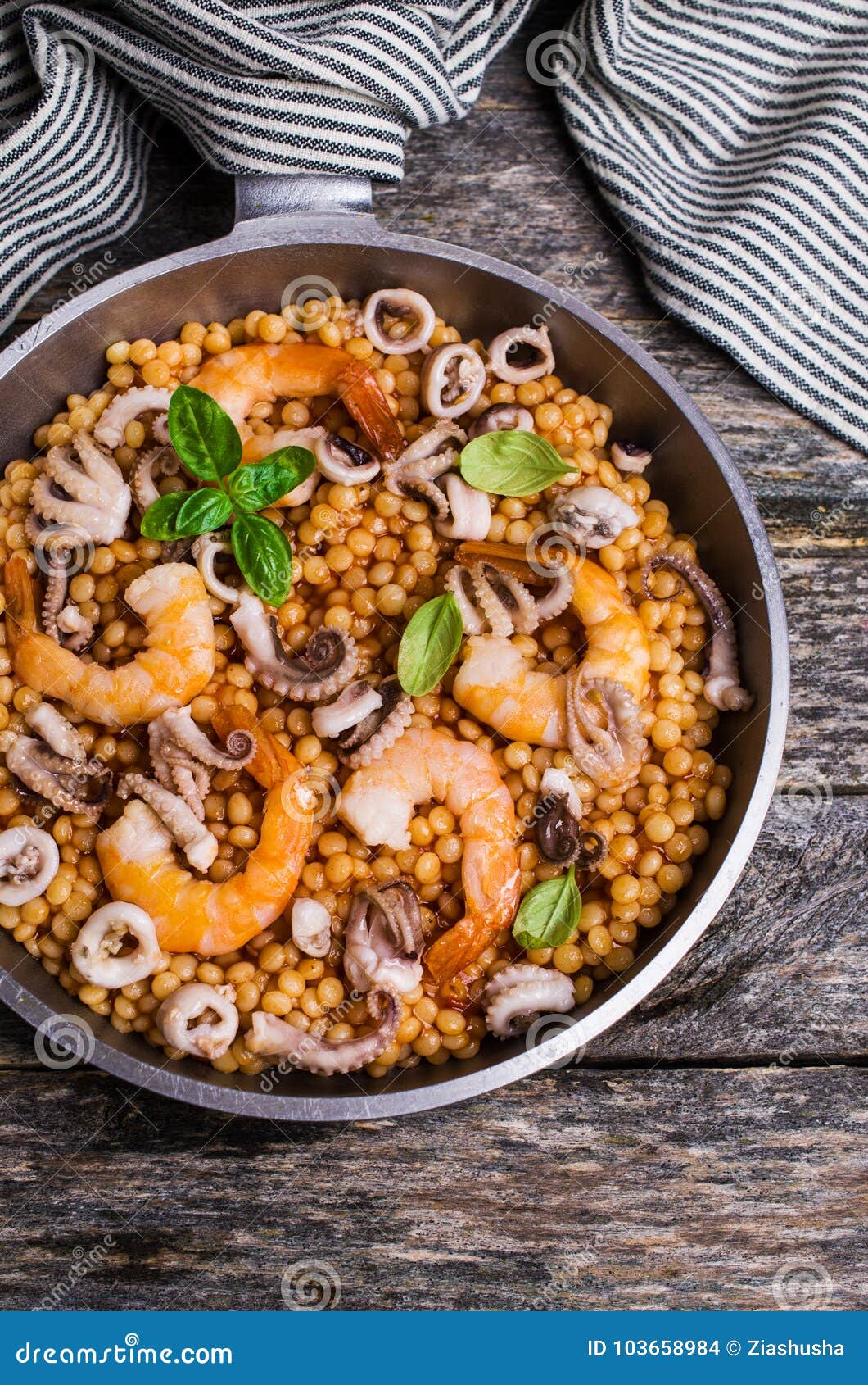 Seafood with shallow paste stock photo. Image of parmesan - 103658984