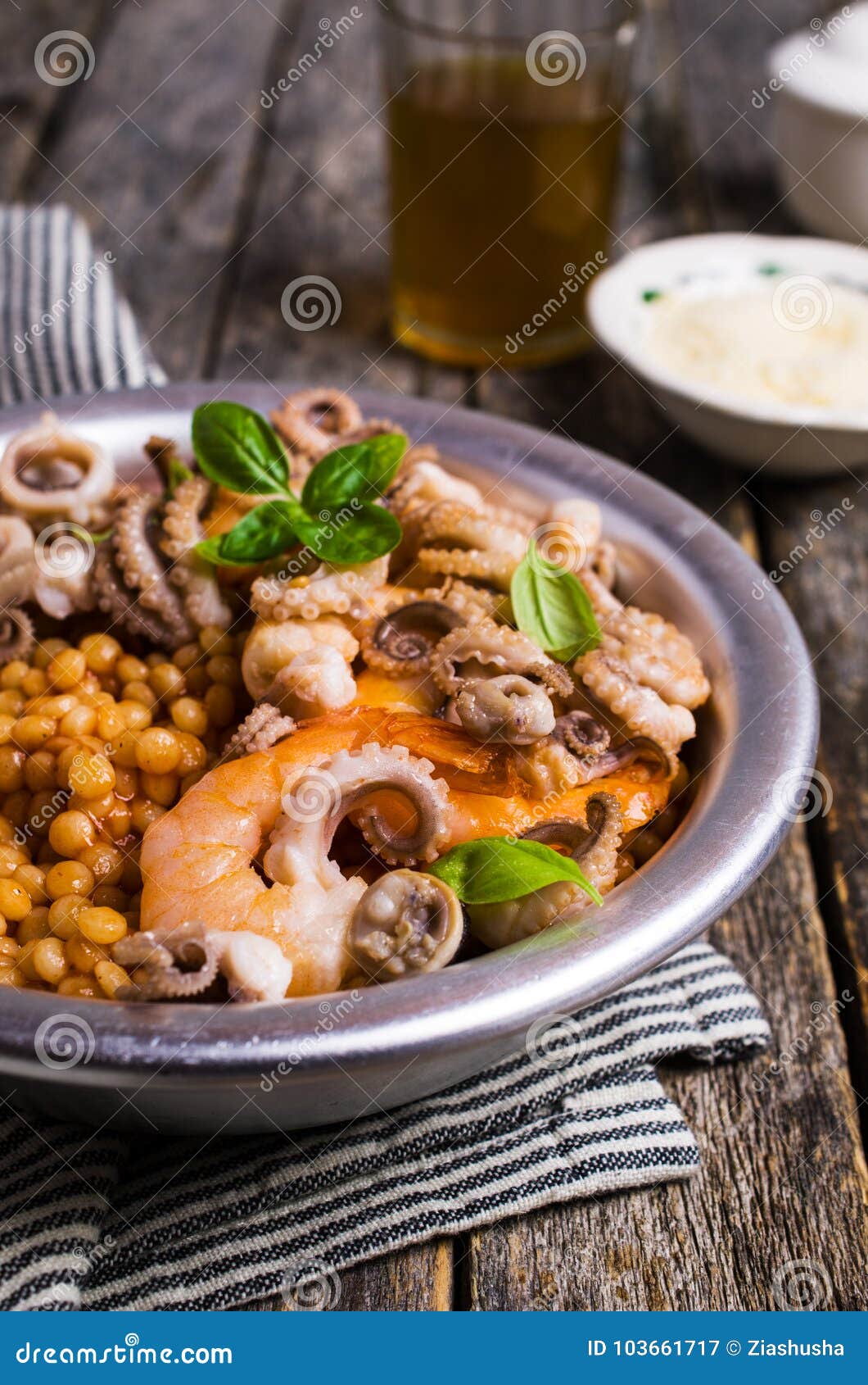 Seafood with shallow paste stock image. Image of cuddle - 103661717