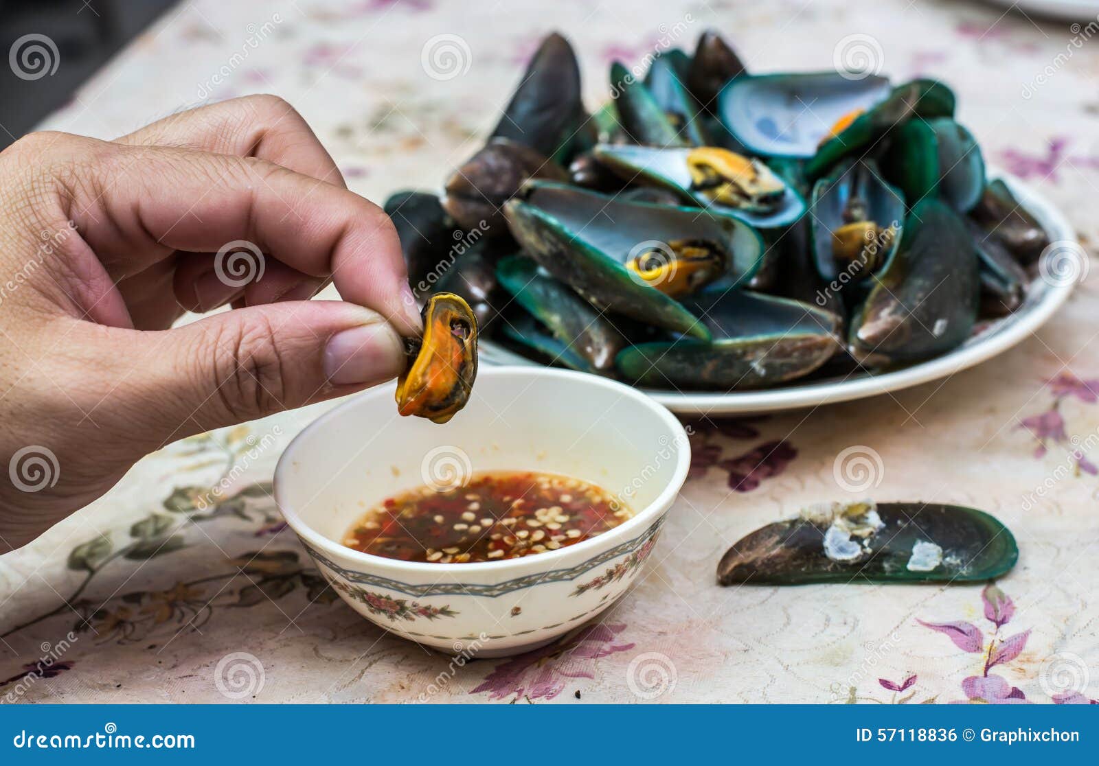 Seafood stock photo. Image of cuisine, yummy, served - 57118836