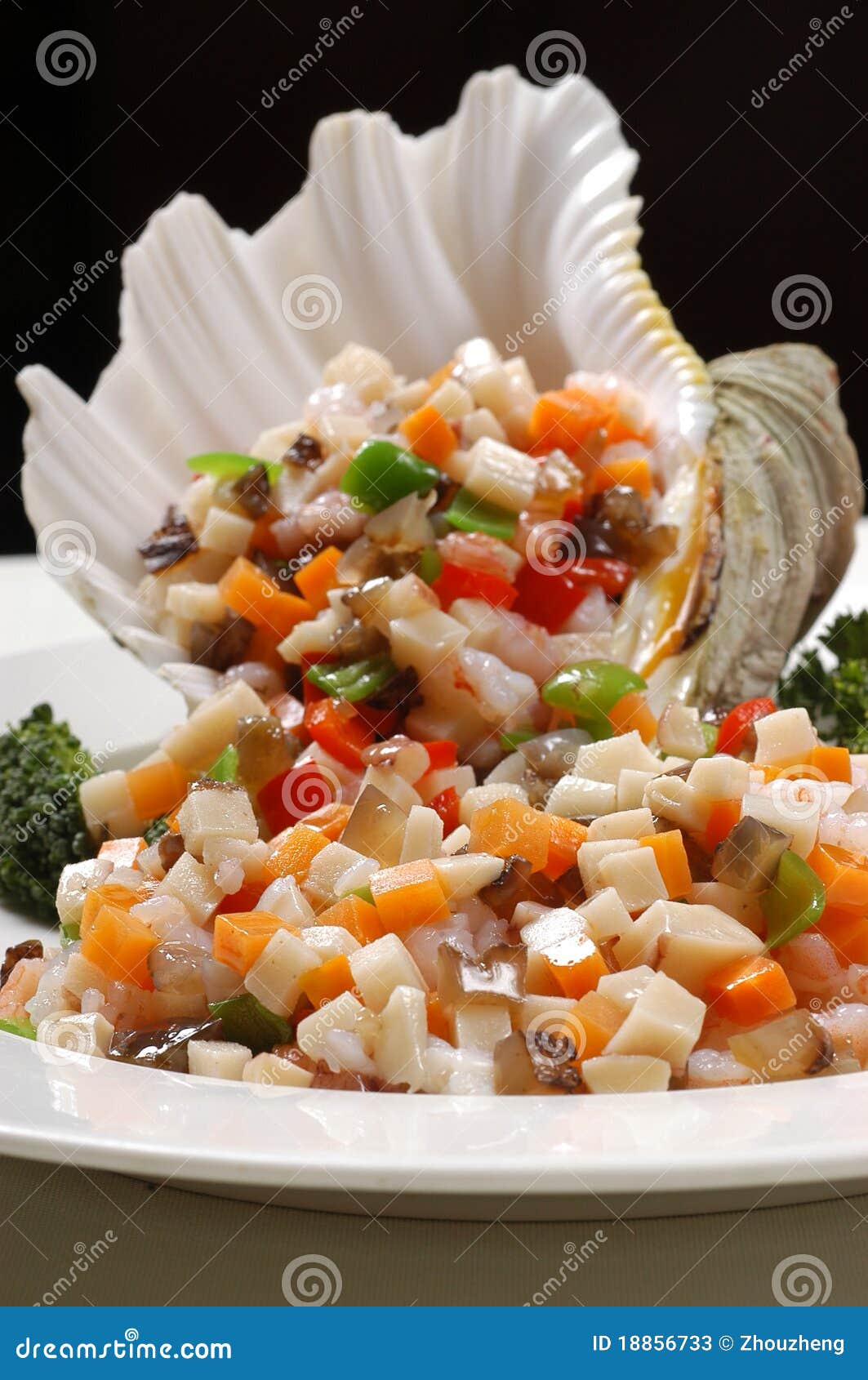 Seafood whelk stock image. Image of carrot, breakfast - 18856733