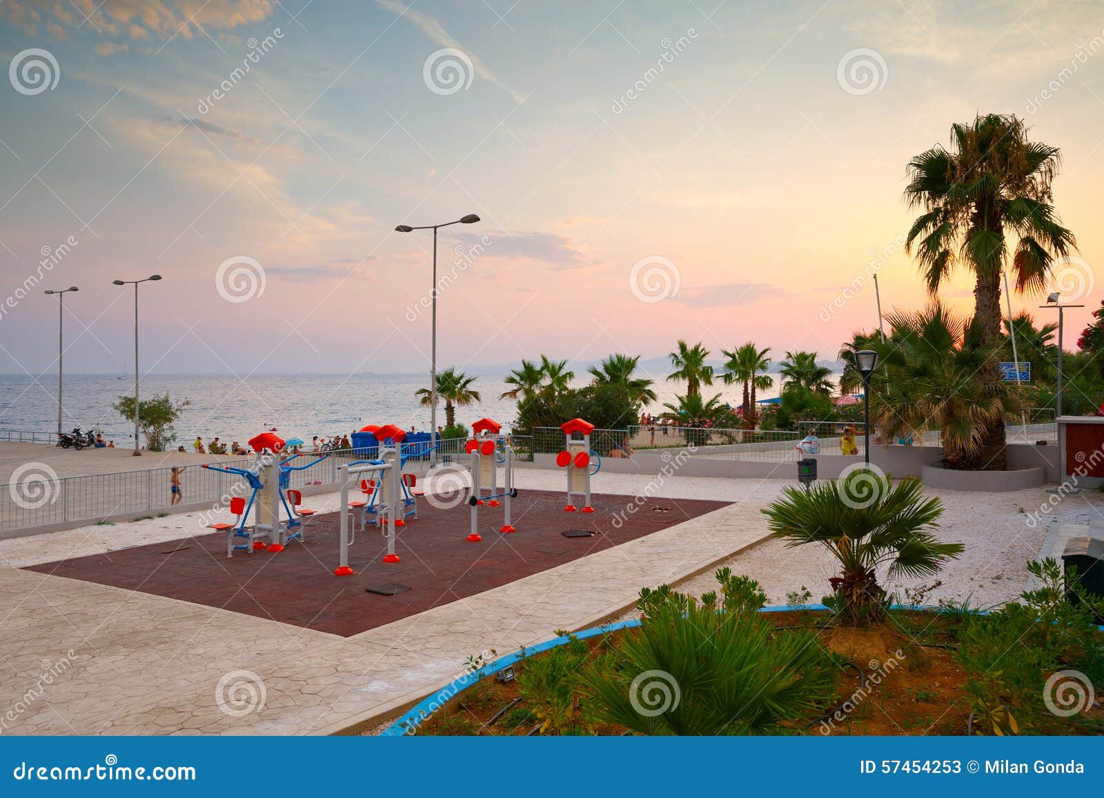 Seafront in Athens. editorial stock photo. Image of capital - 57454253