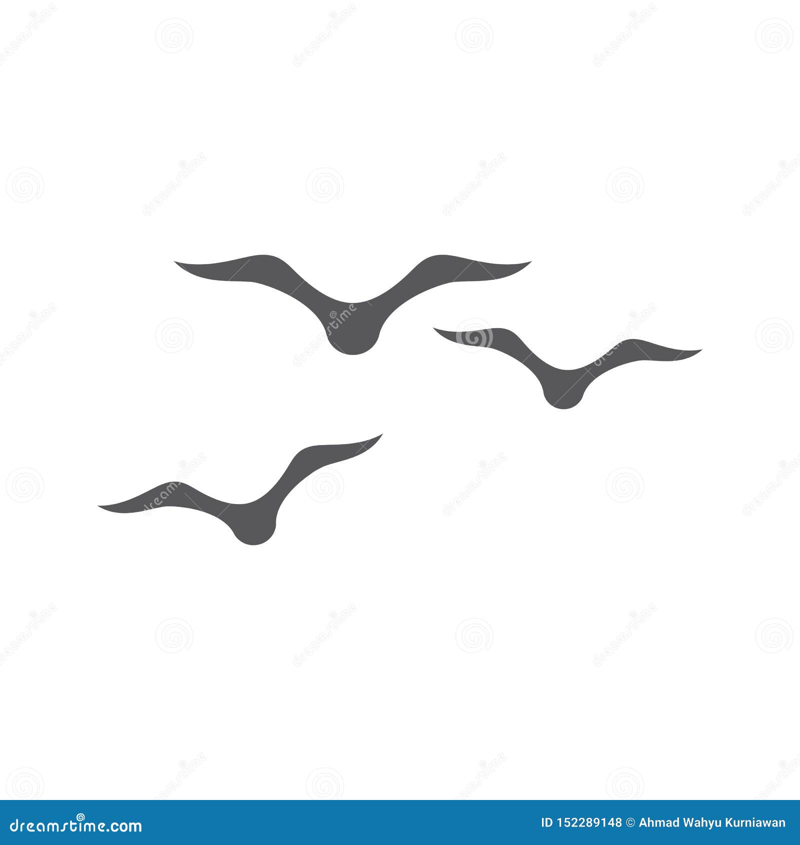 Seagull Symbol And Icon Vector Illustration | CartoonDealer.com #152289148
