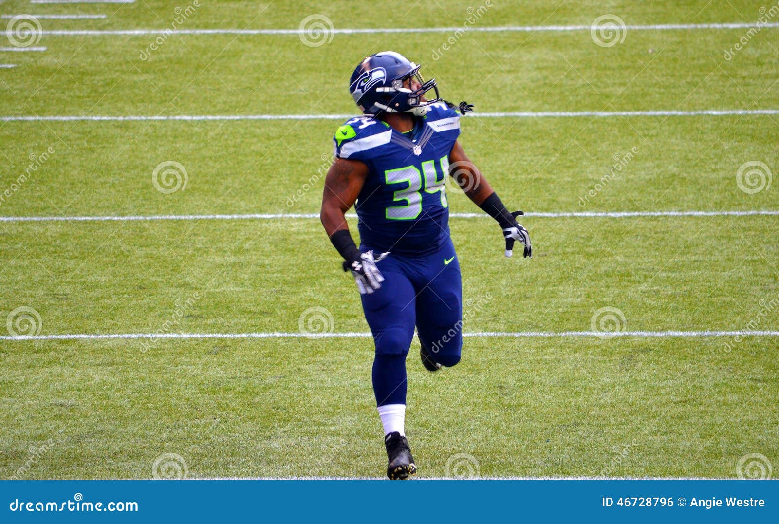 Seahawk Defensive Back Roy Lewis Editorial Photo - Image of ...