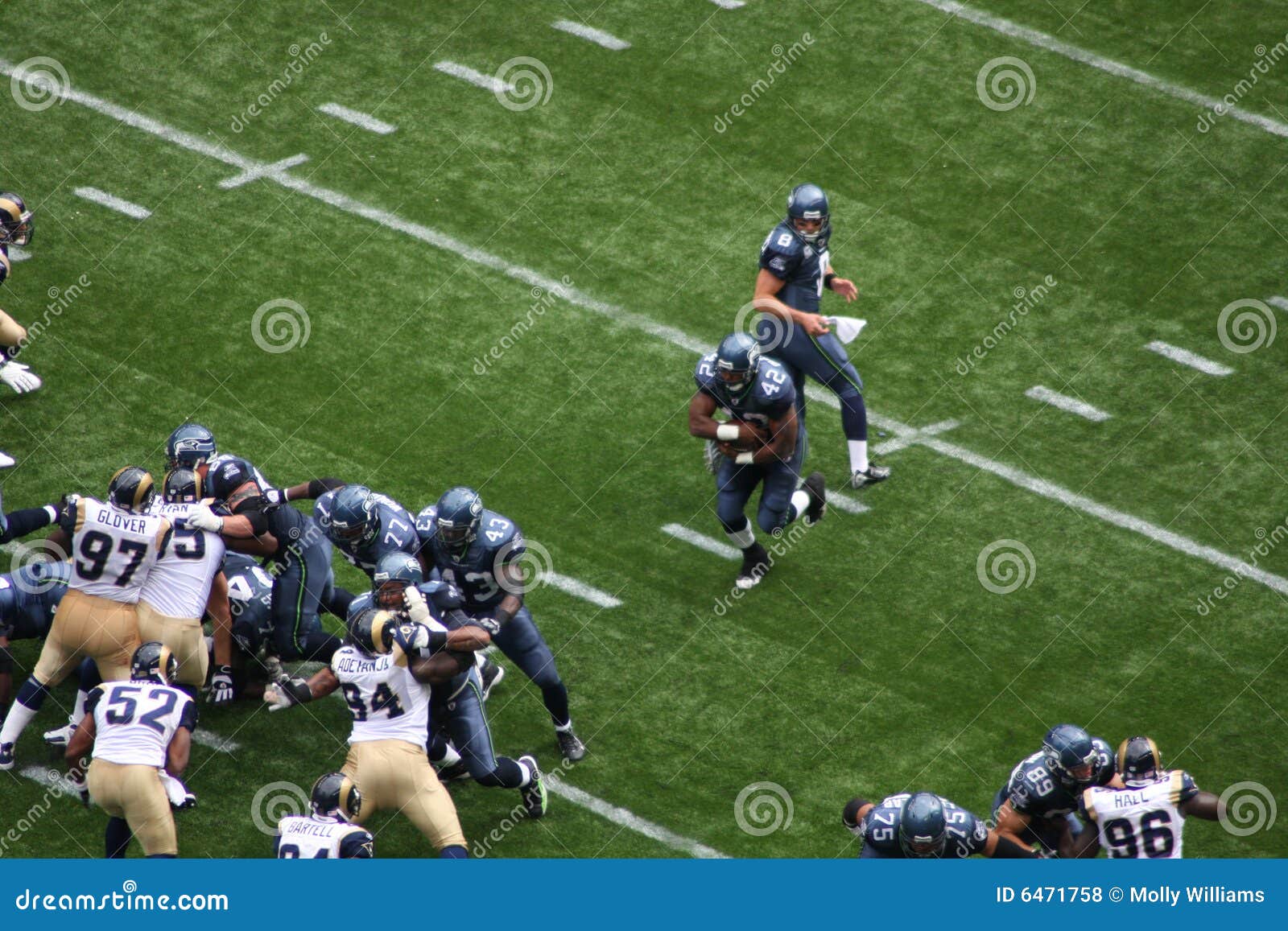 Seahawk offense editorial stock photo. Image of league - 6471758