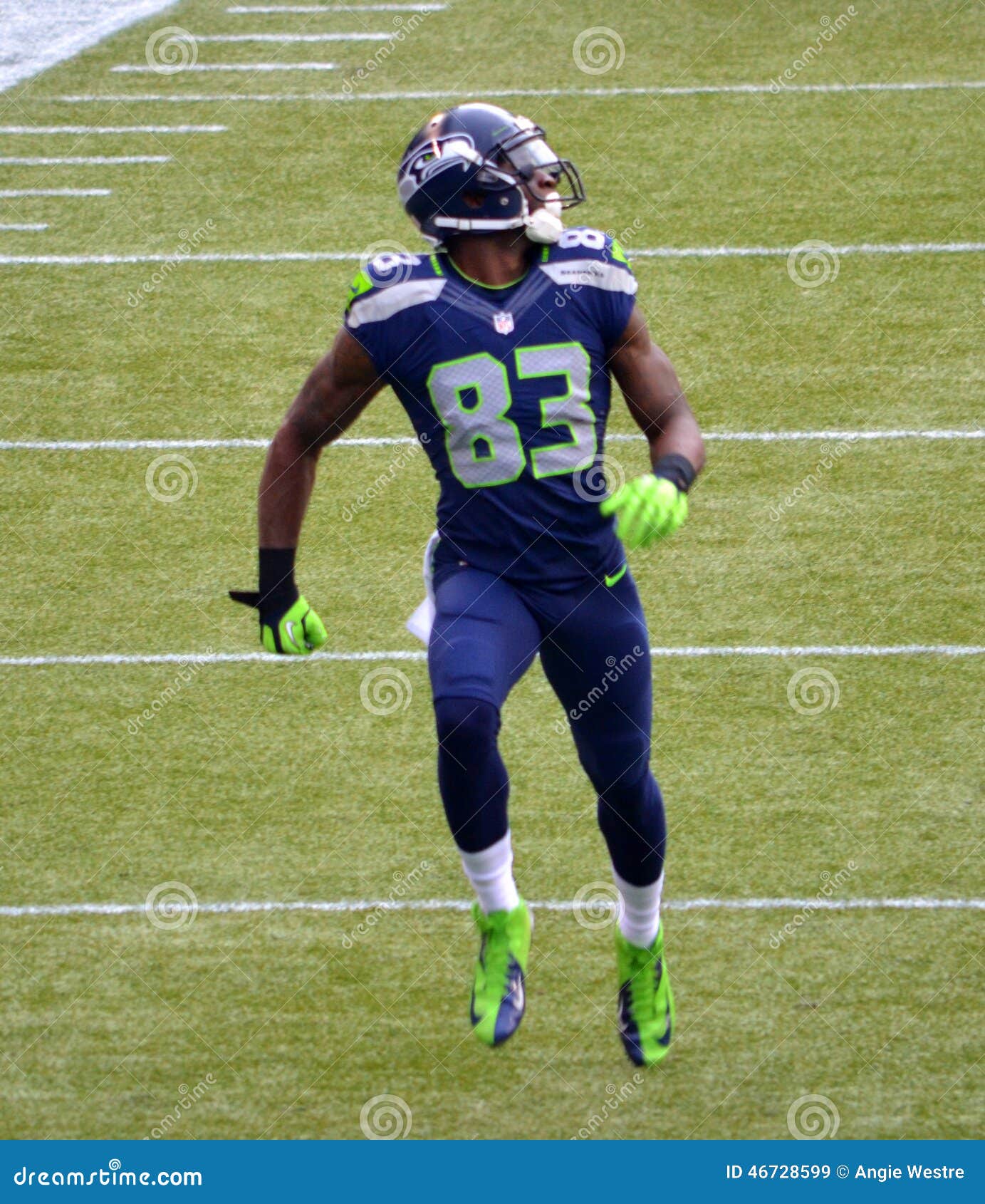 Seahawk Wide Receiver Ricardo Lockette Editorial Stock Image - Image of ...