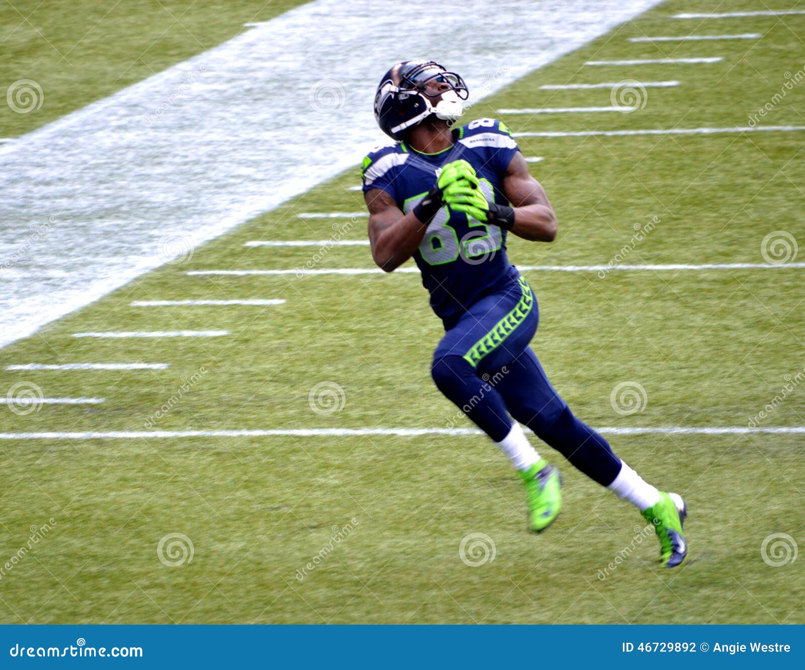 Seahawk Wide Receiver Ricardo Lockette Editorial Photography - Image of ...