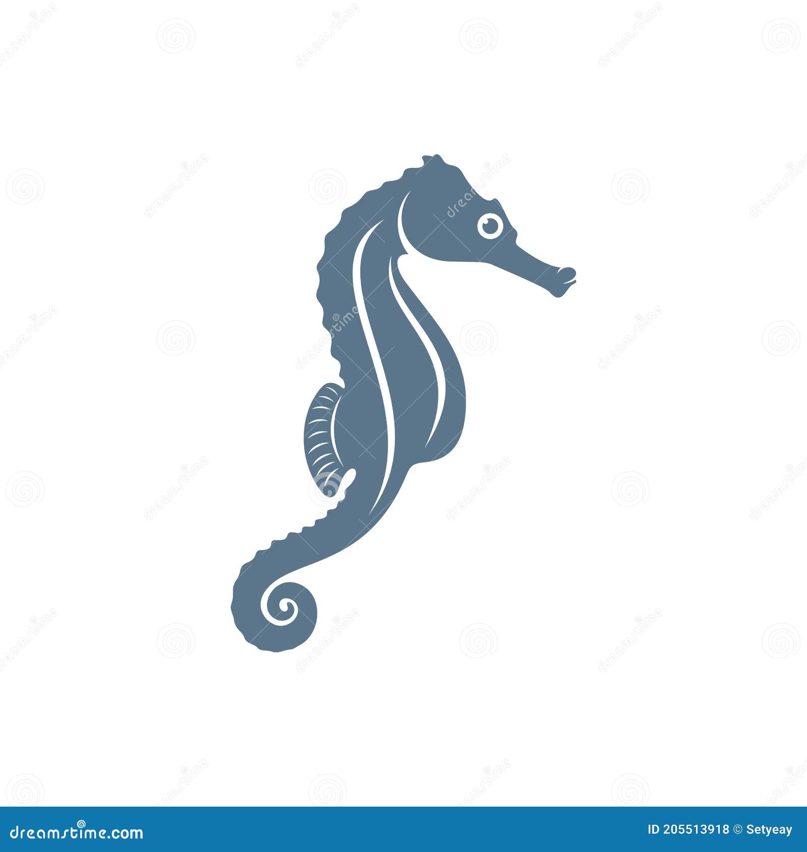 Seahorses Logo Vector, Creative Seahorses Logo Design Concepts Template ...