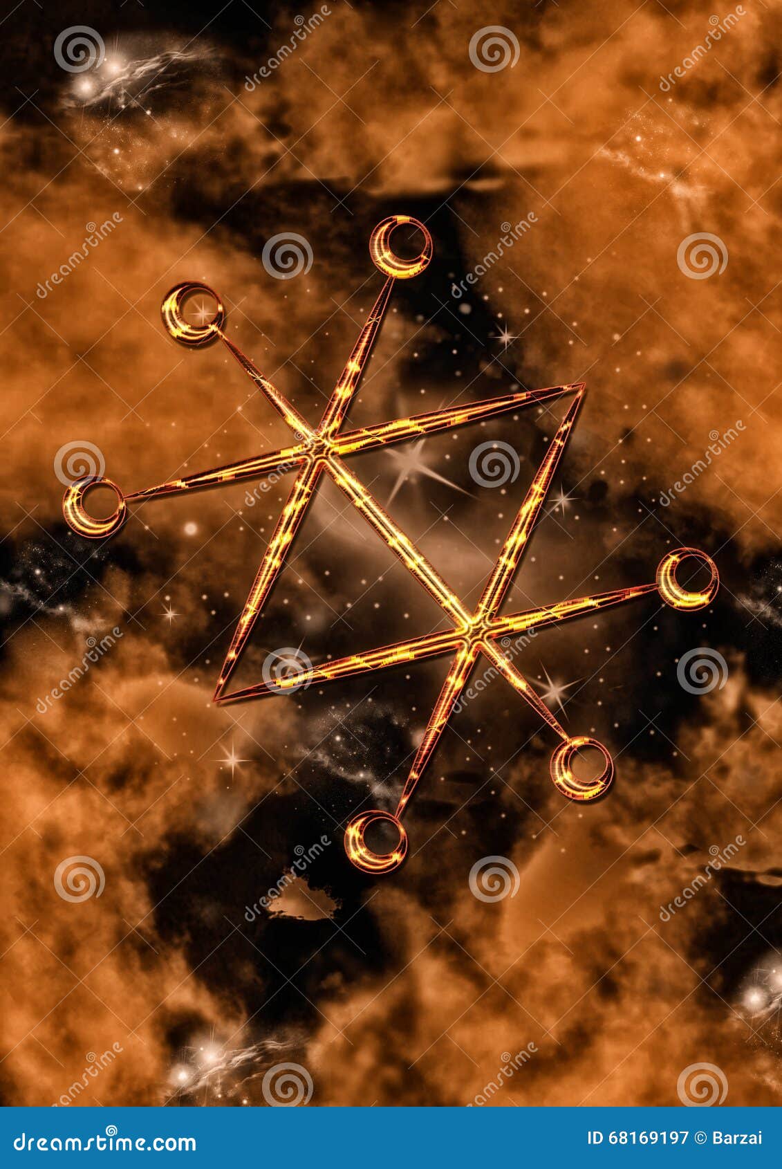 Seal of Azazel stock illustration. Illustration of azazel - 68169197