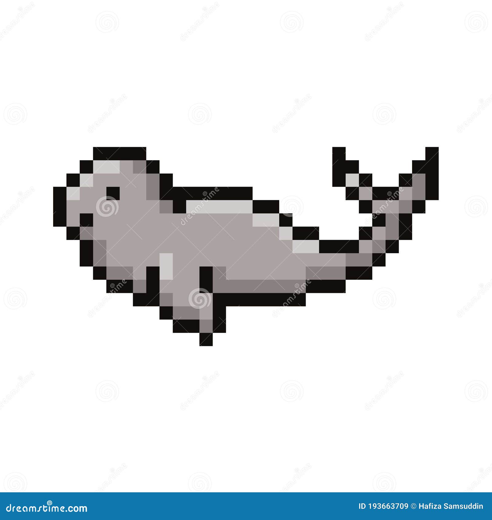 Seal 8-bit Vector Illustration. Vector Illustration Decorative Design ...