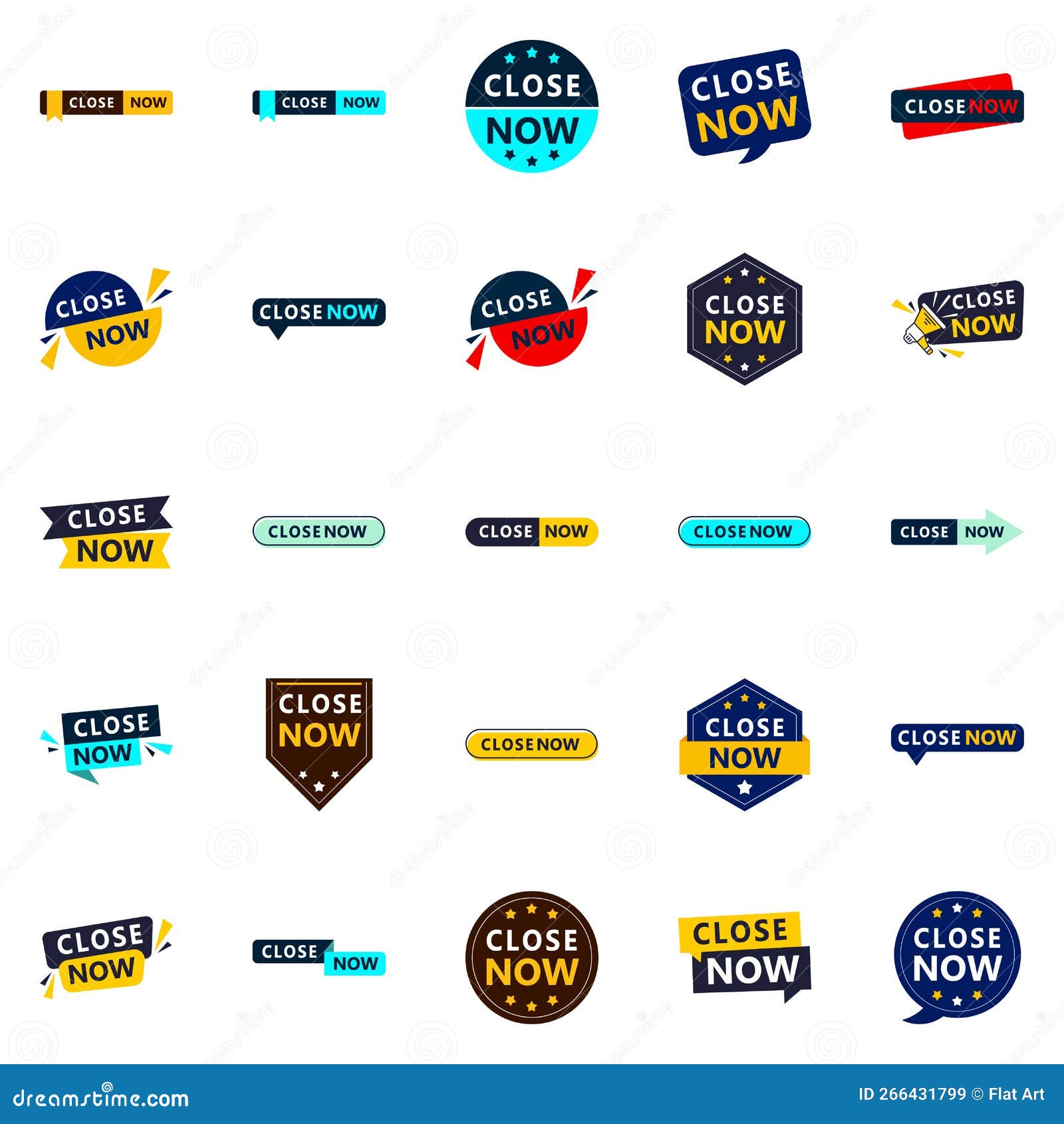 Seal the Deal Text Banners Pack of 25 Stock Vector - Illustration of ...