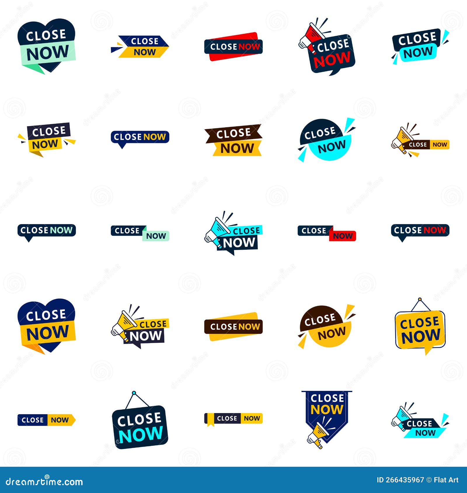 Seal the Deal Text Banners Pack of 25 Stock Vector - Illustration of ...