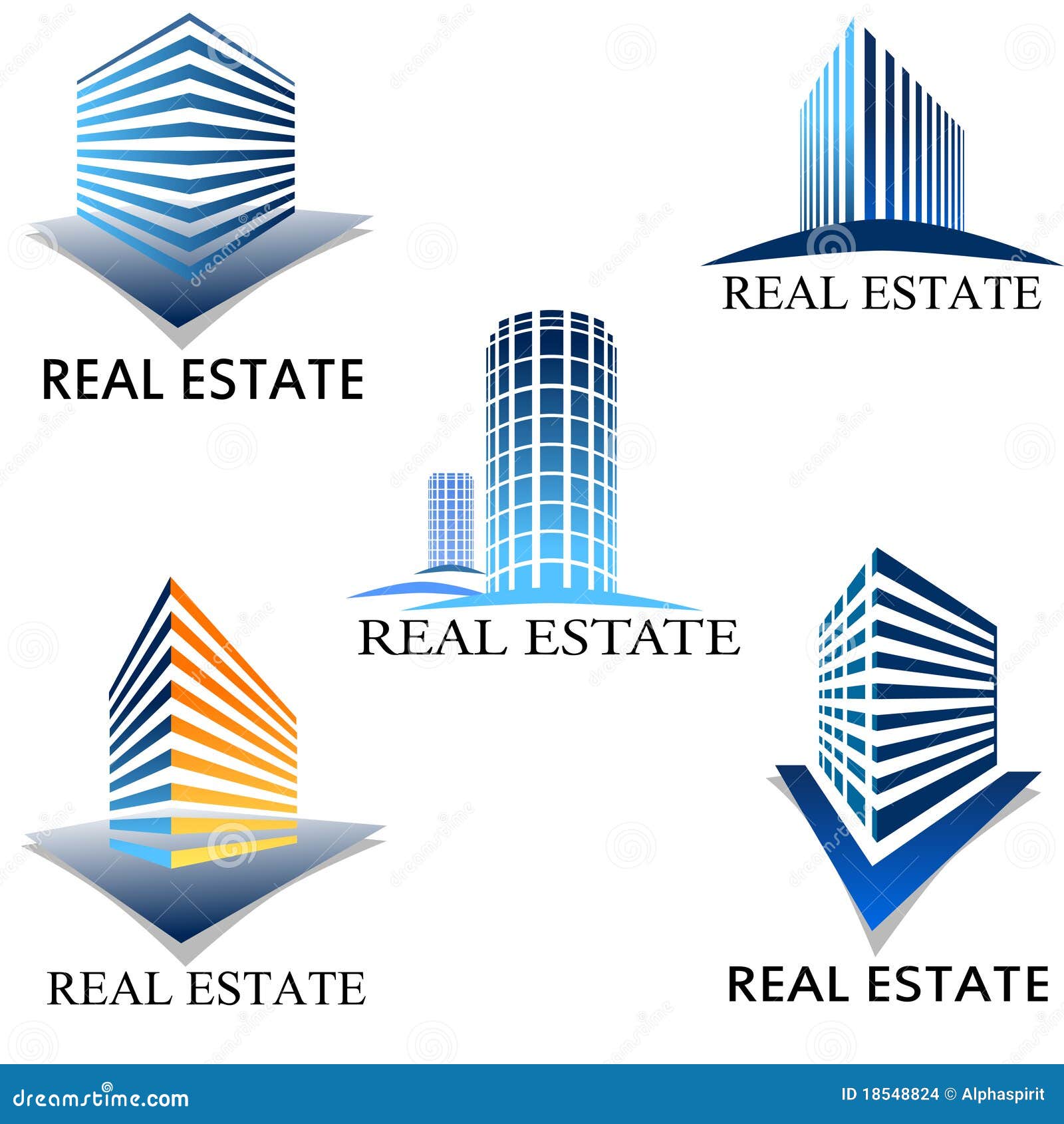 Seal estate symbol stock vector. Illustration of real - 18548824