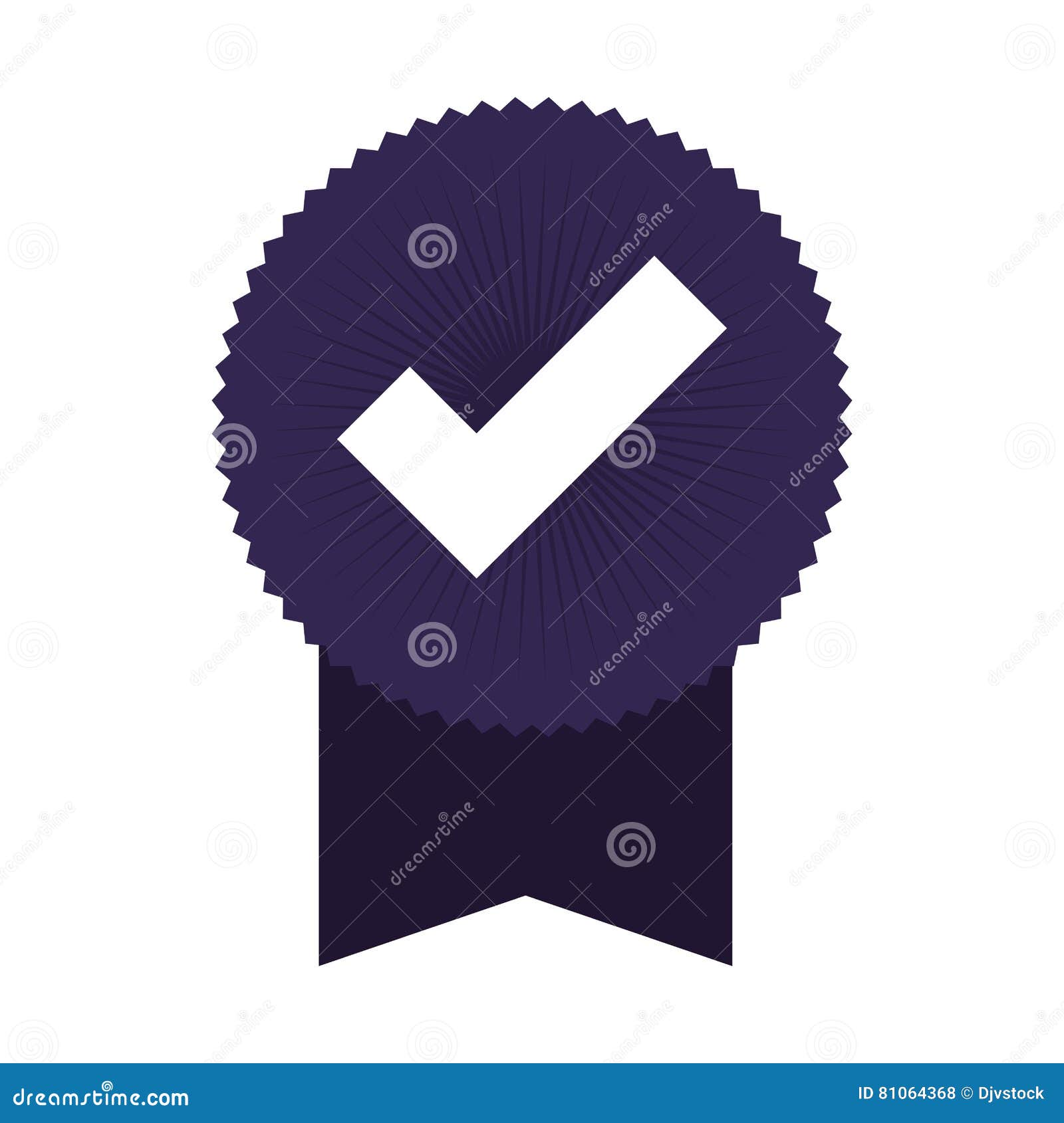 Seal of Guarantee with Approval Symbol Stock Vector - Illustration of ...