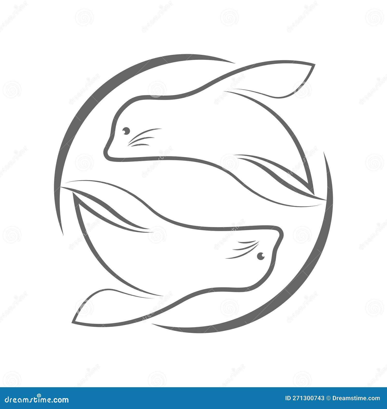 Seal icon logo design stock vector. Illustration of icon - 271300743