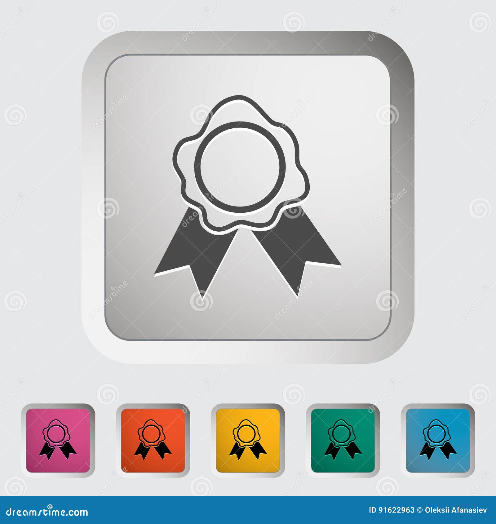 Seal icon stock vector. Illustration of quality, mail - 91622963