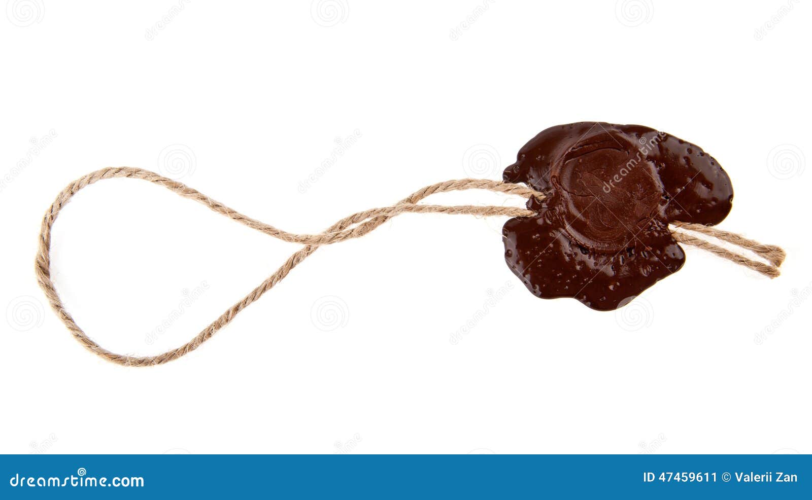 Seal stock image. Image of threadbare, string, aged, confidential ...