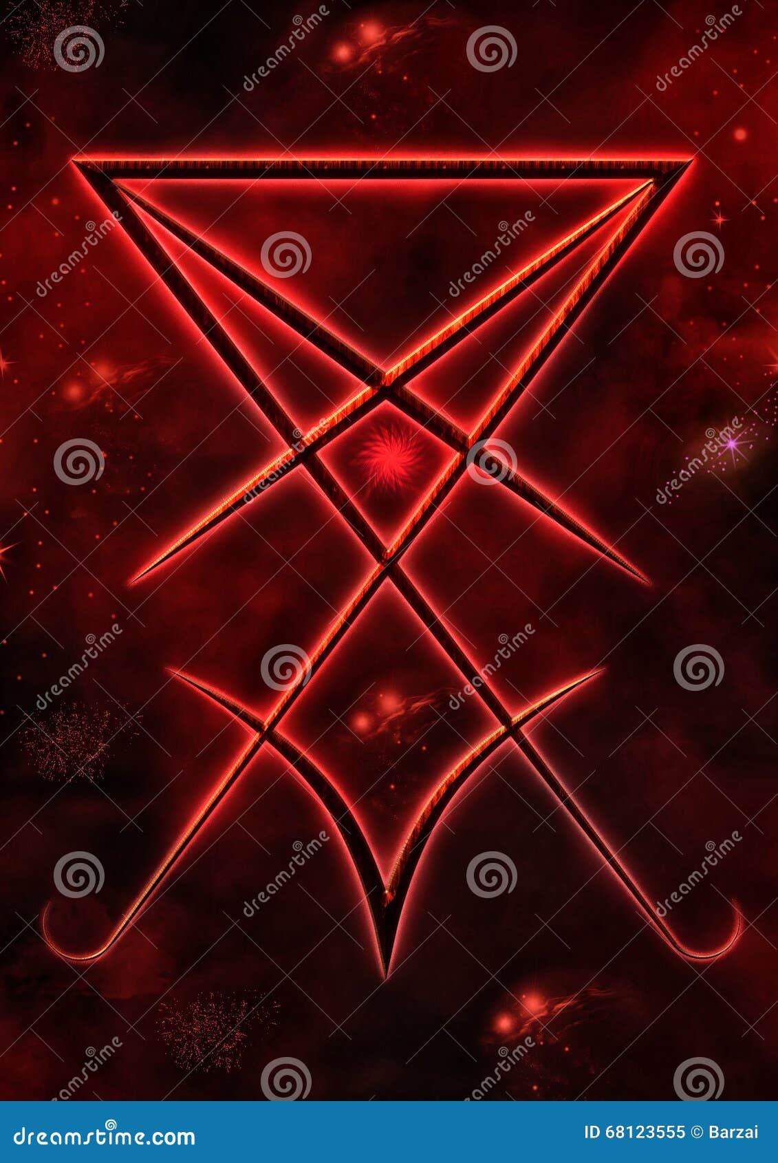 Seal Of Lucifer Royalty-Free Stock Photography | CartoonDealer.com ...