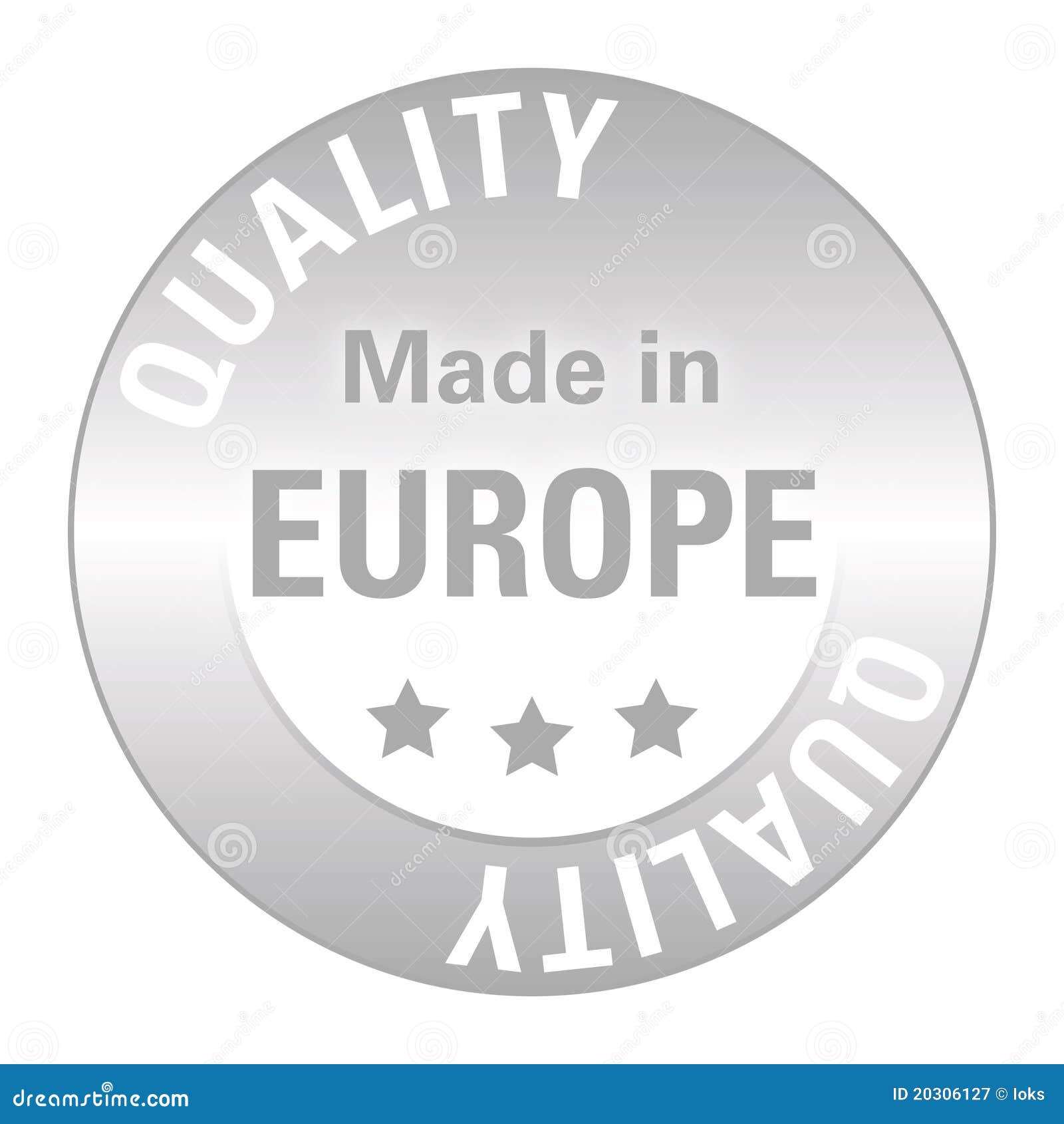 Seal of Quality Europe stock illustration. Illustration of sticker ...