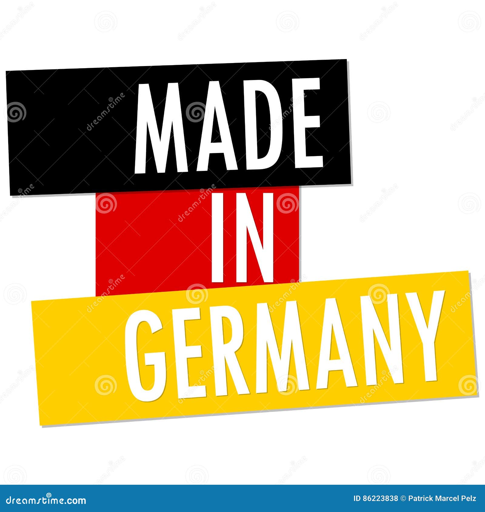 Seal of Quality Made in Germany Stock Vector - Illustration of ...