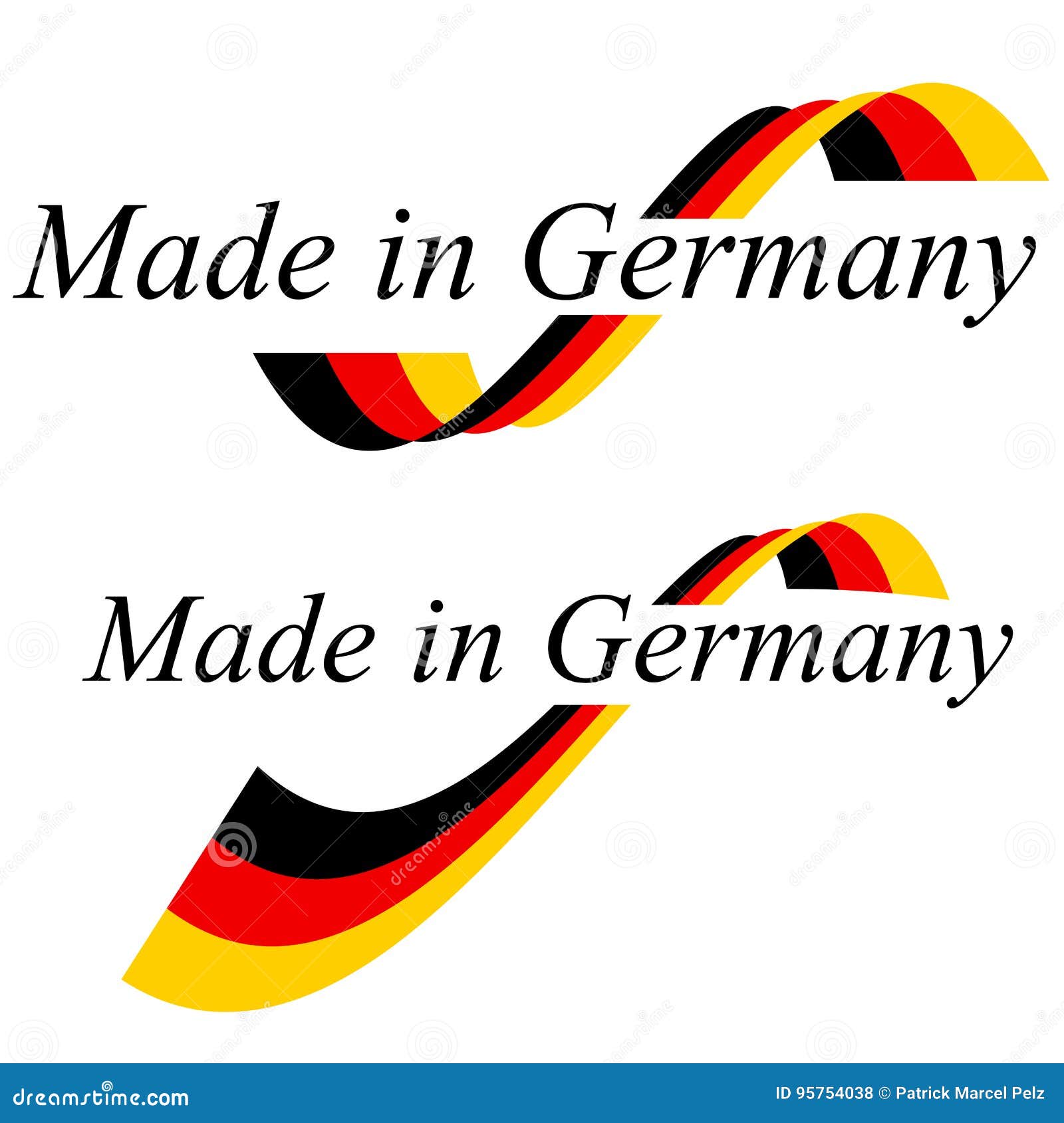 Seal of Quality Made in Germany Stock Vector - Illustration of german ...