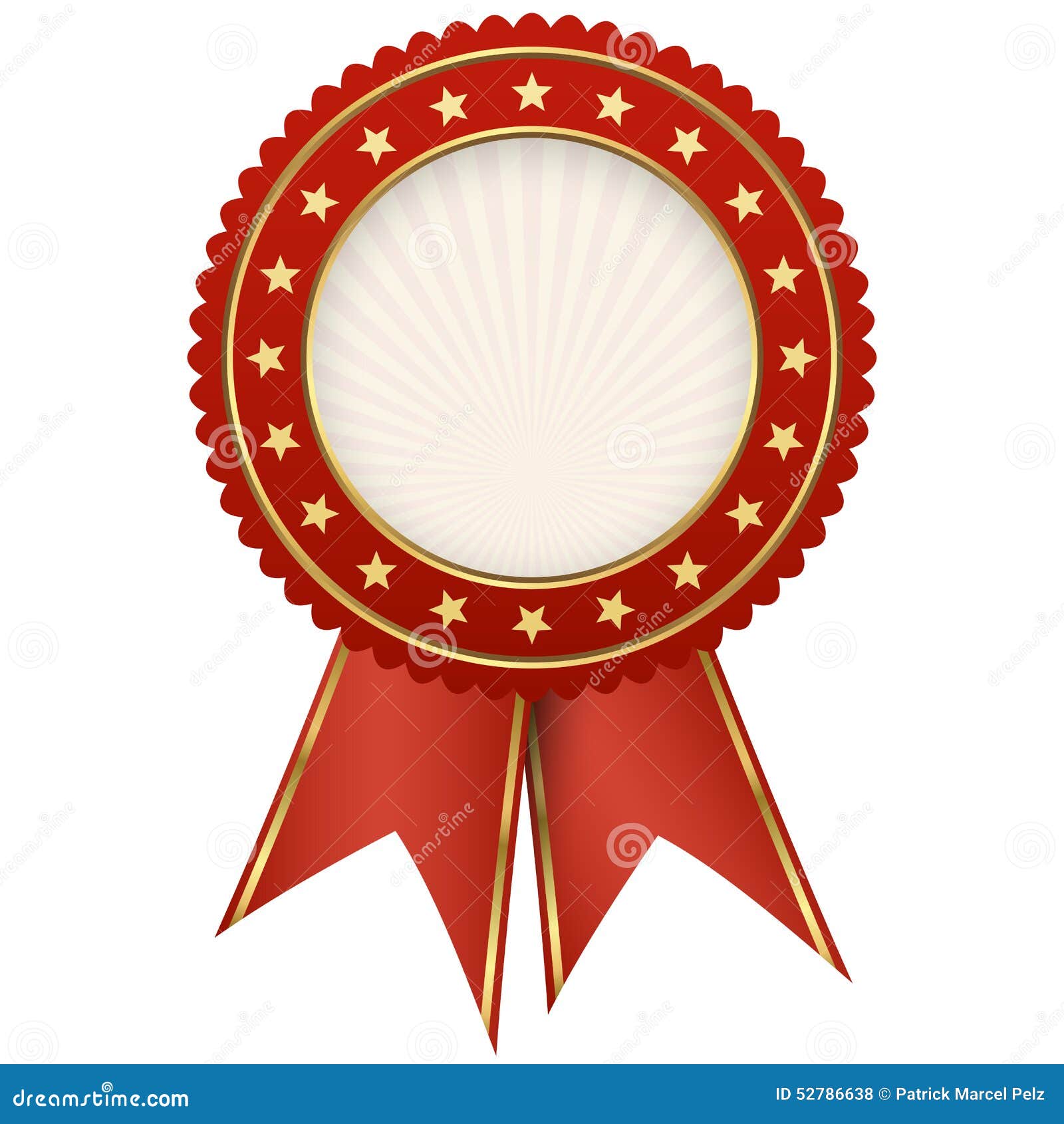 Seal of Quality Red with Ribbons Stock Vector - Illustration of price ...
