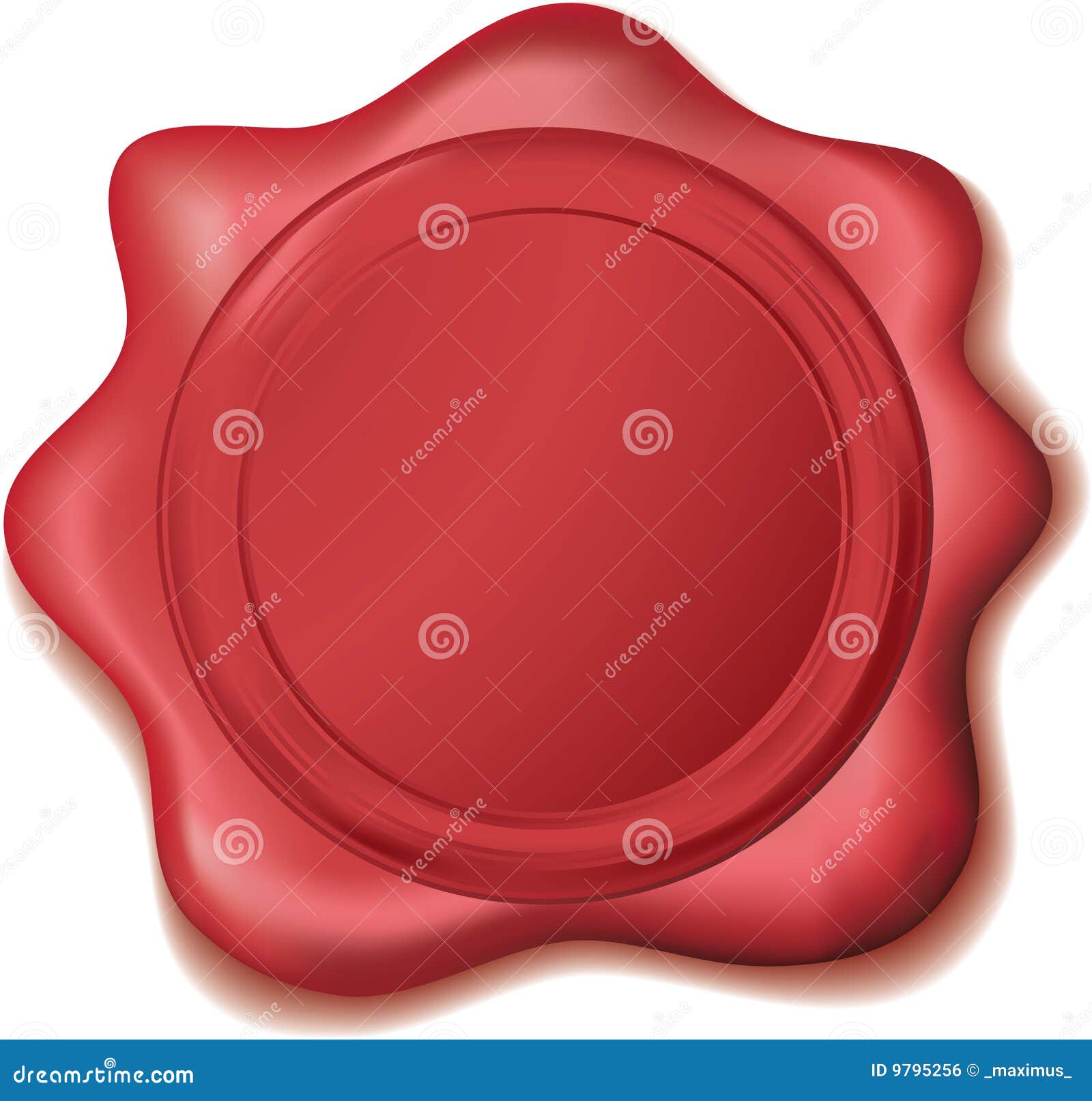 Seal stamp vector stock vector. Illustration of antique - 9795256