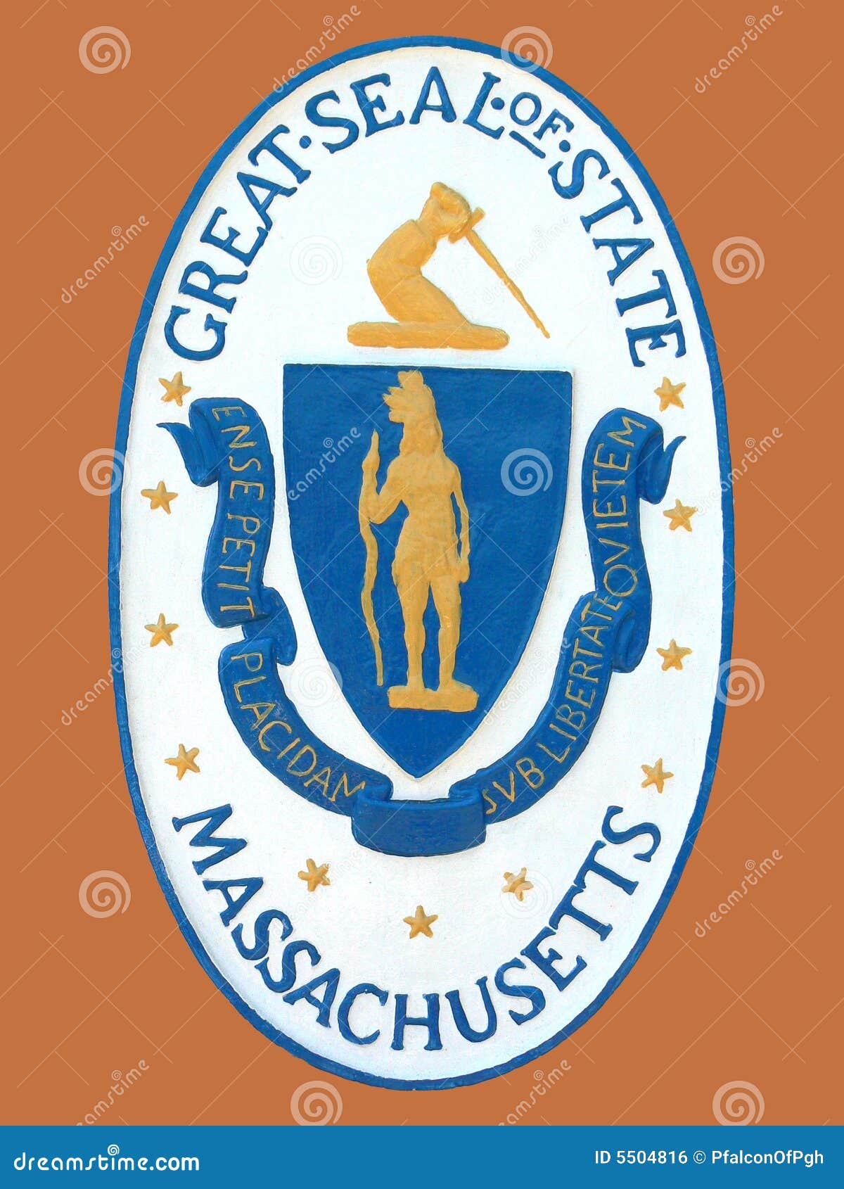 Seal of State of Massachusetts Stock Photo - Image of educational ...
