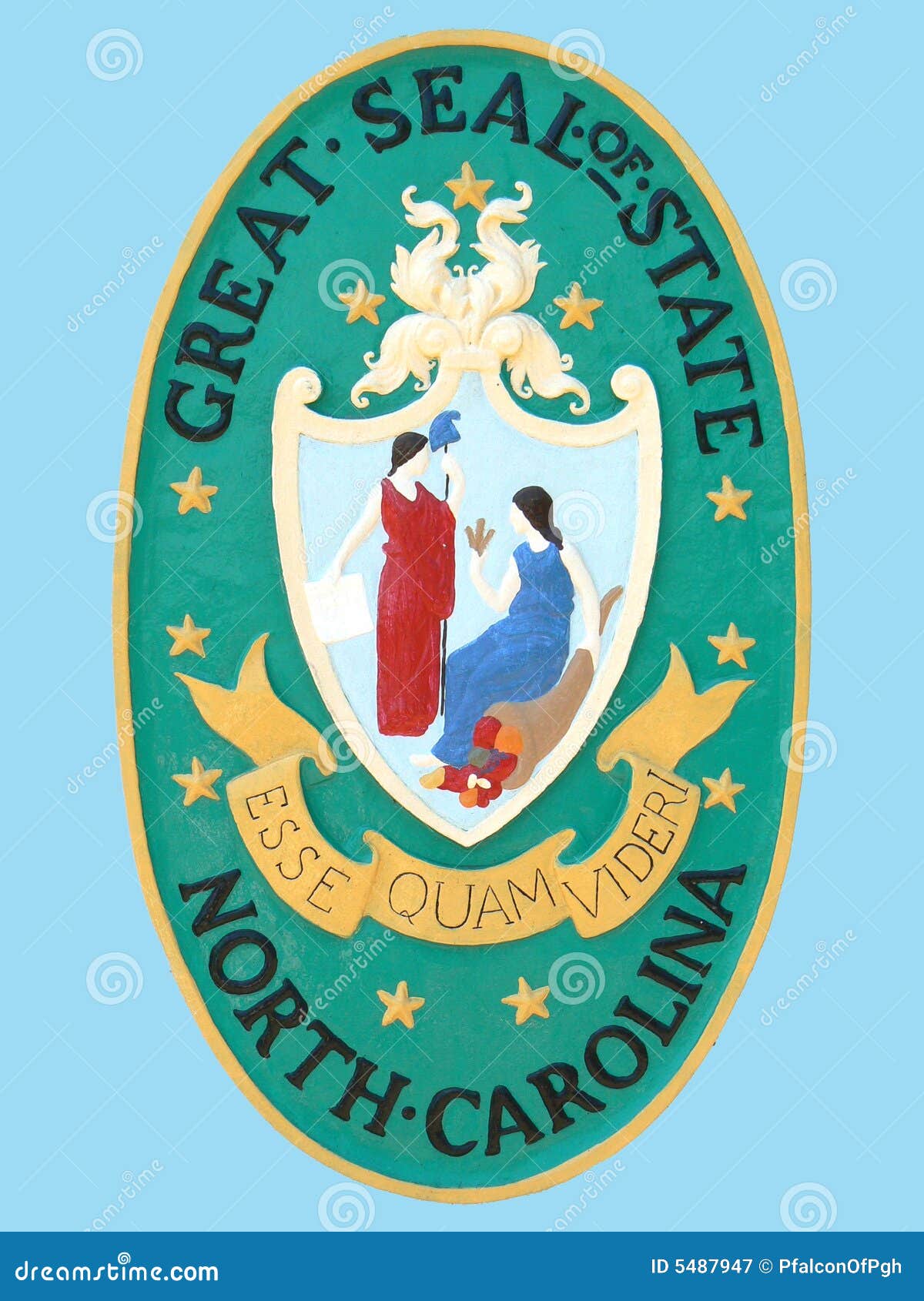 Seal of State of North Carolina Stock Image - Image of state, carolina ...