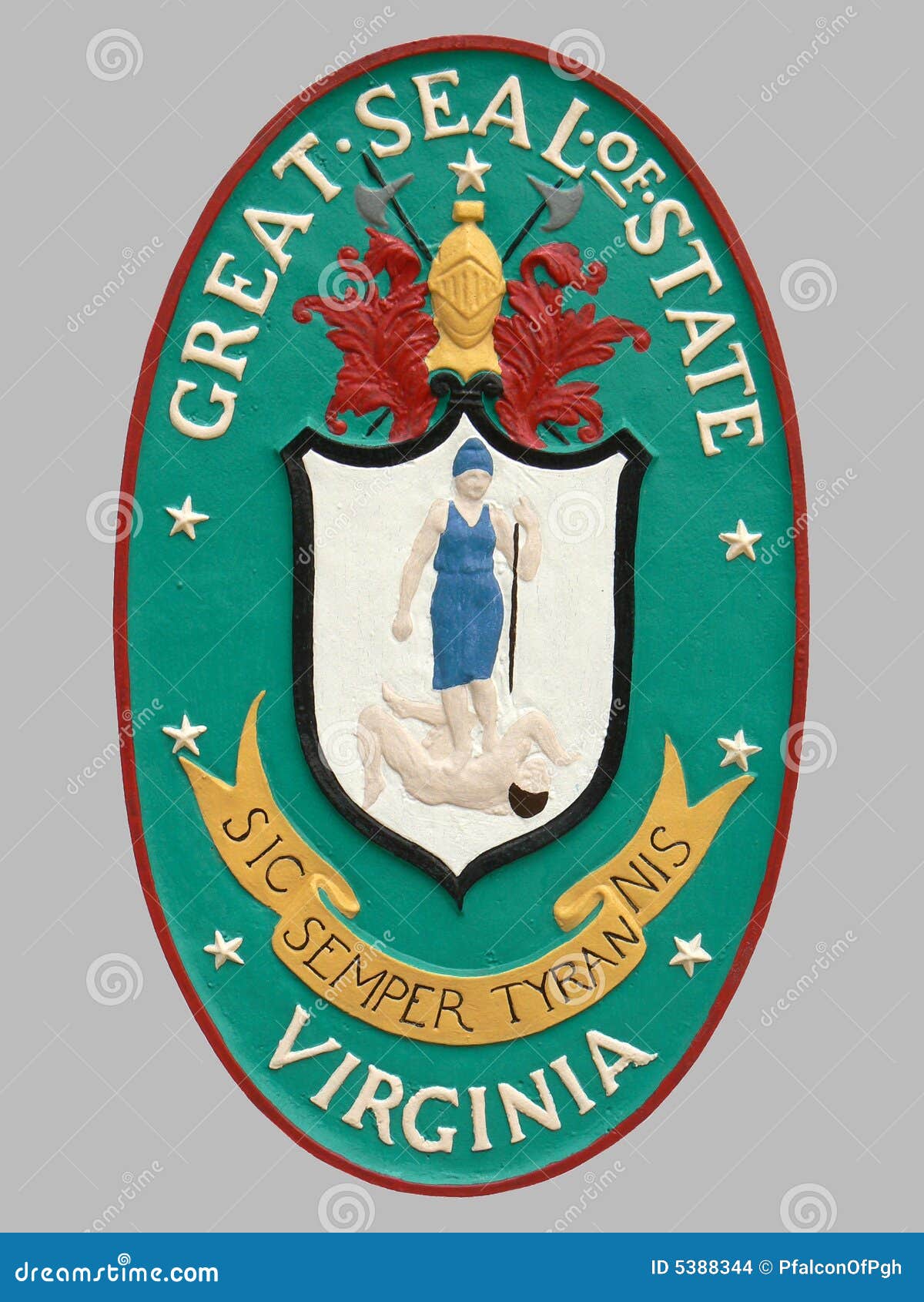 Seal of State of Virginia stock photo. Image of virginia - 5388344
