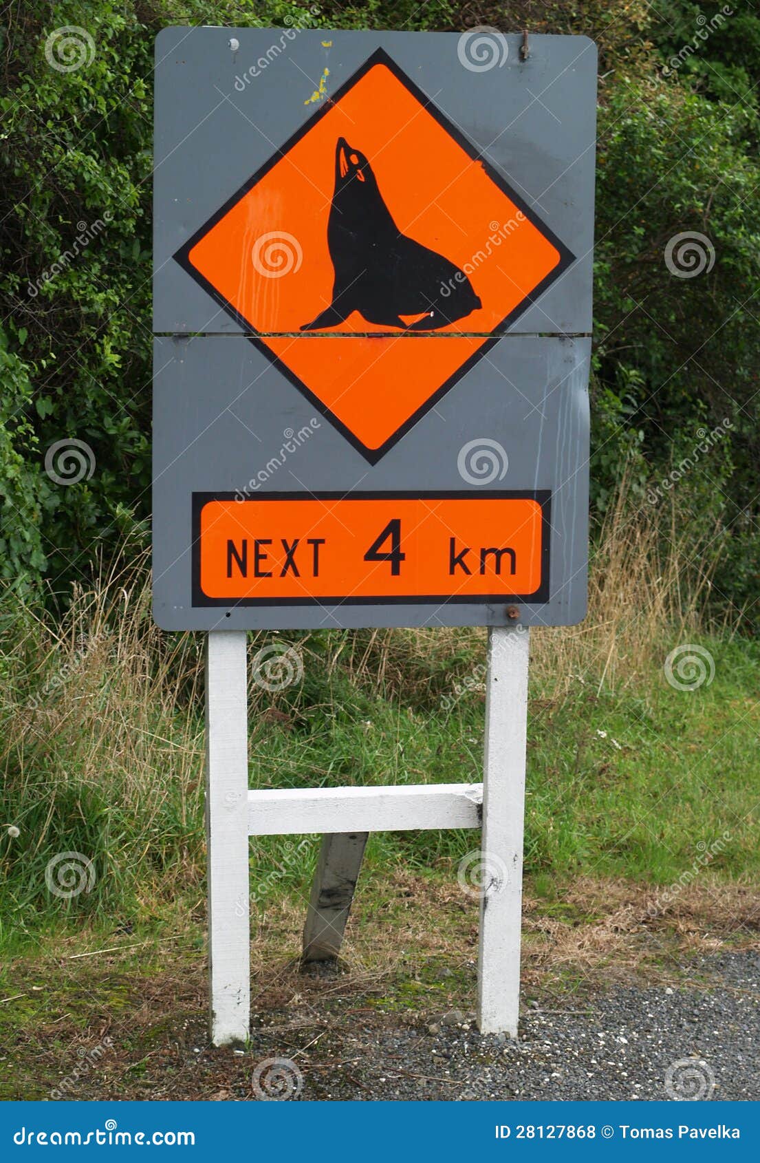 Seal warning sign stock photo. Image of grey, warning - 28127868