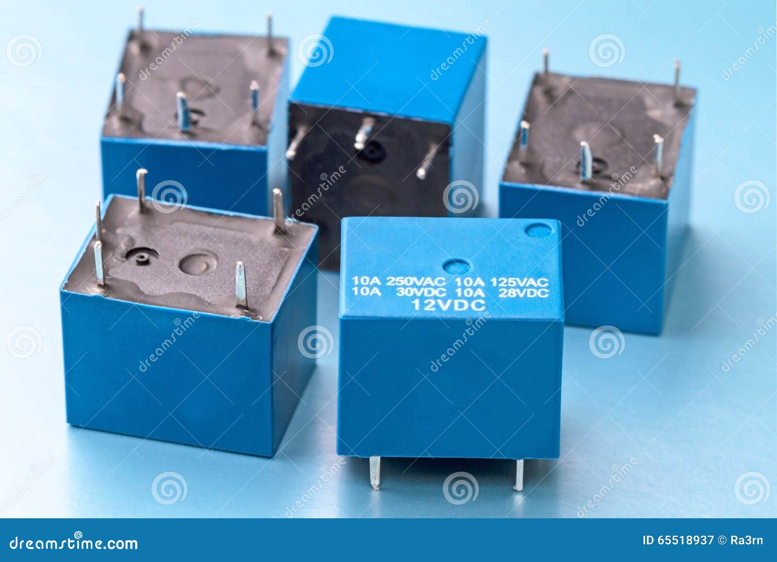 Sealed Electromagnetic Relay Stock Image - Image of engineering ...