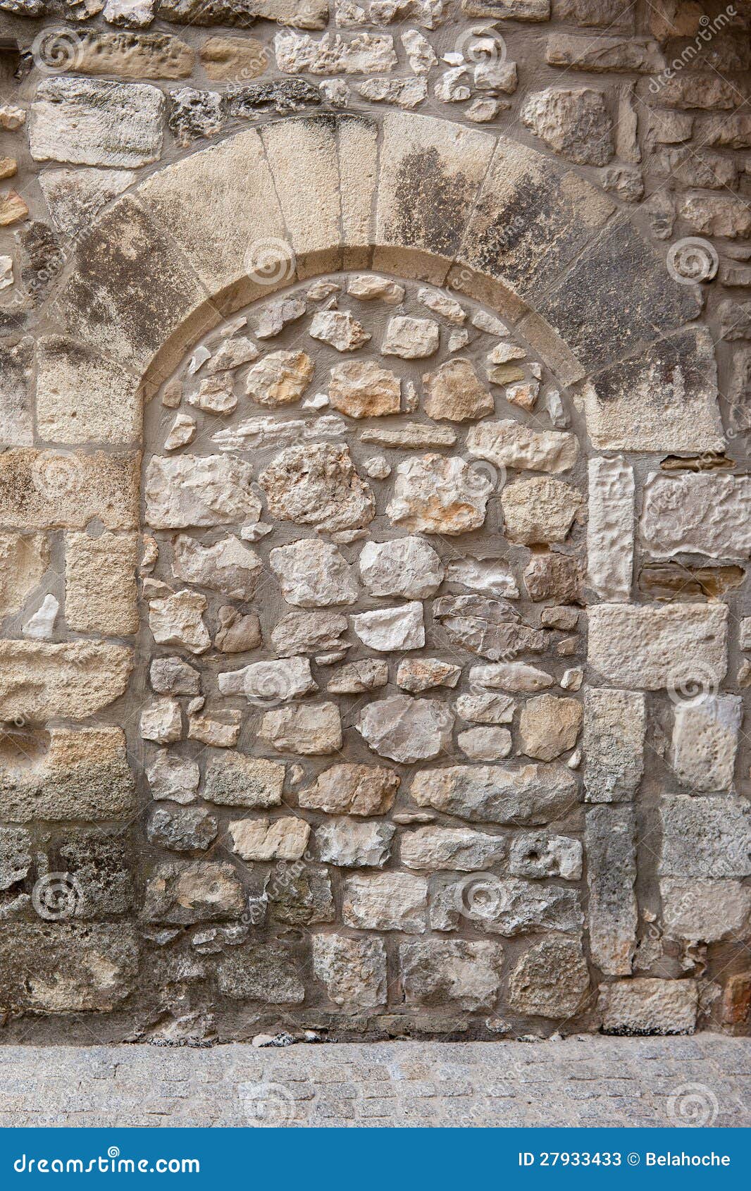 Sealed medieval arch stock image. Image of background - 27933433