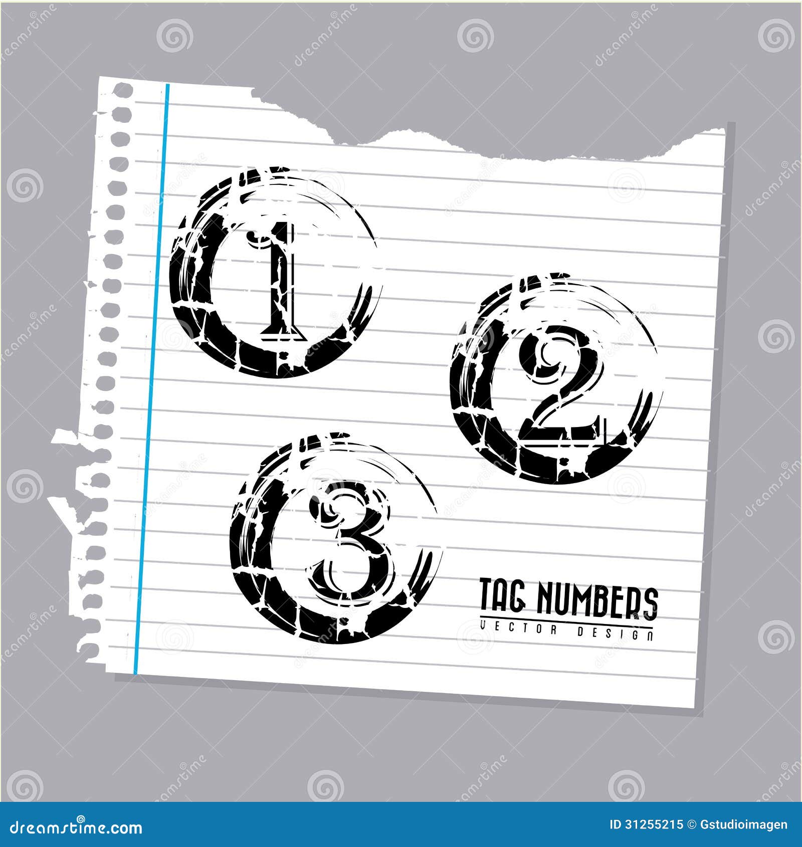 Seals of numbers stock vector. Illustration of concept - 31255215