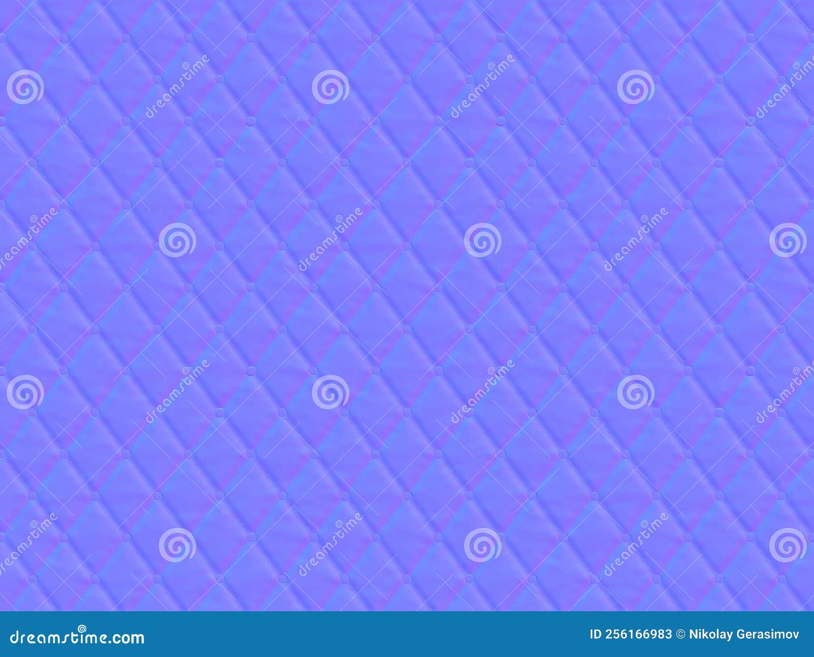 Seam with a Button in the Form of a Diamond Normal Map Abstraction 3d ...