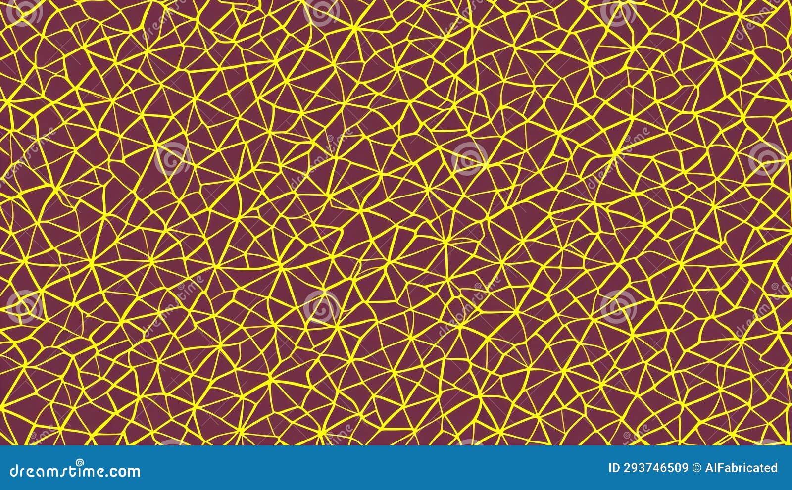 A Seam Pattern with Yellow Lines on a Maroon Background Stock ...