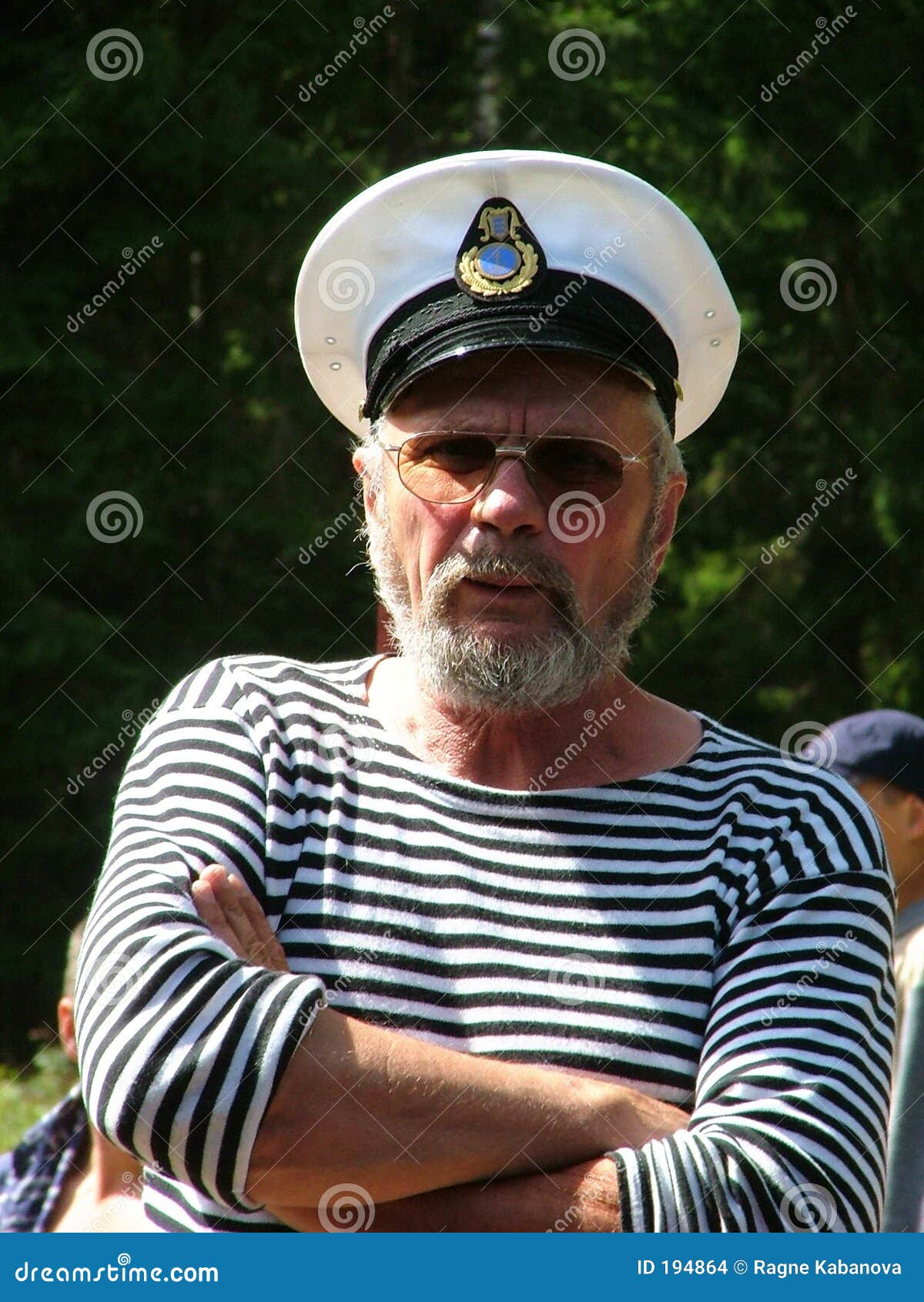 Seaman stock photo. Image of green, flatfoot, captain, older - 194864