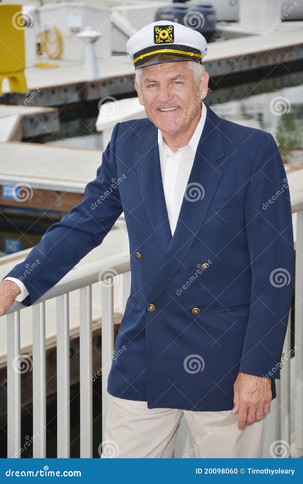 Seaman Captain stock photo. Image of adult, sailor, uniform - 20098060