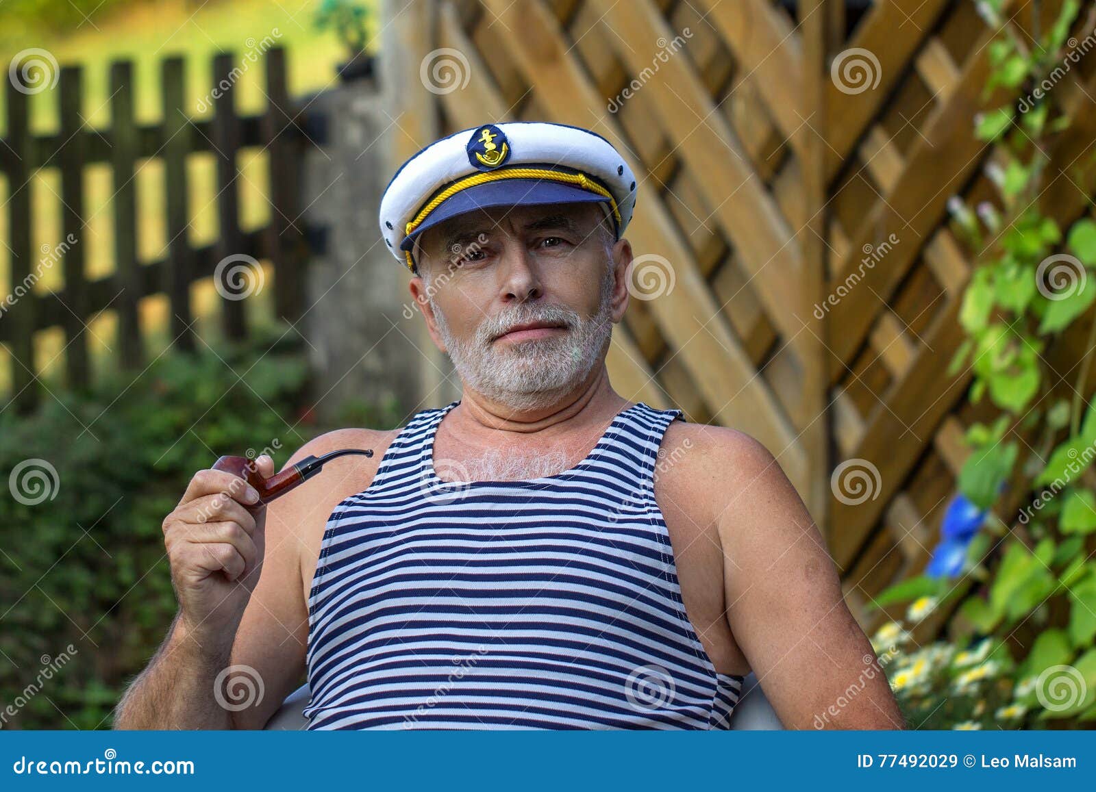 Seaman stock image. Image of smile, skipper, beard, ship - 77492029