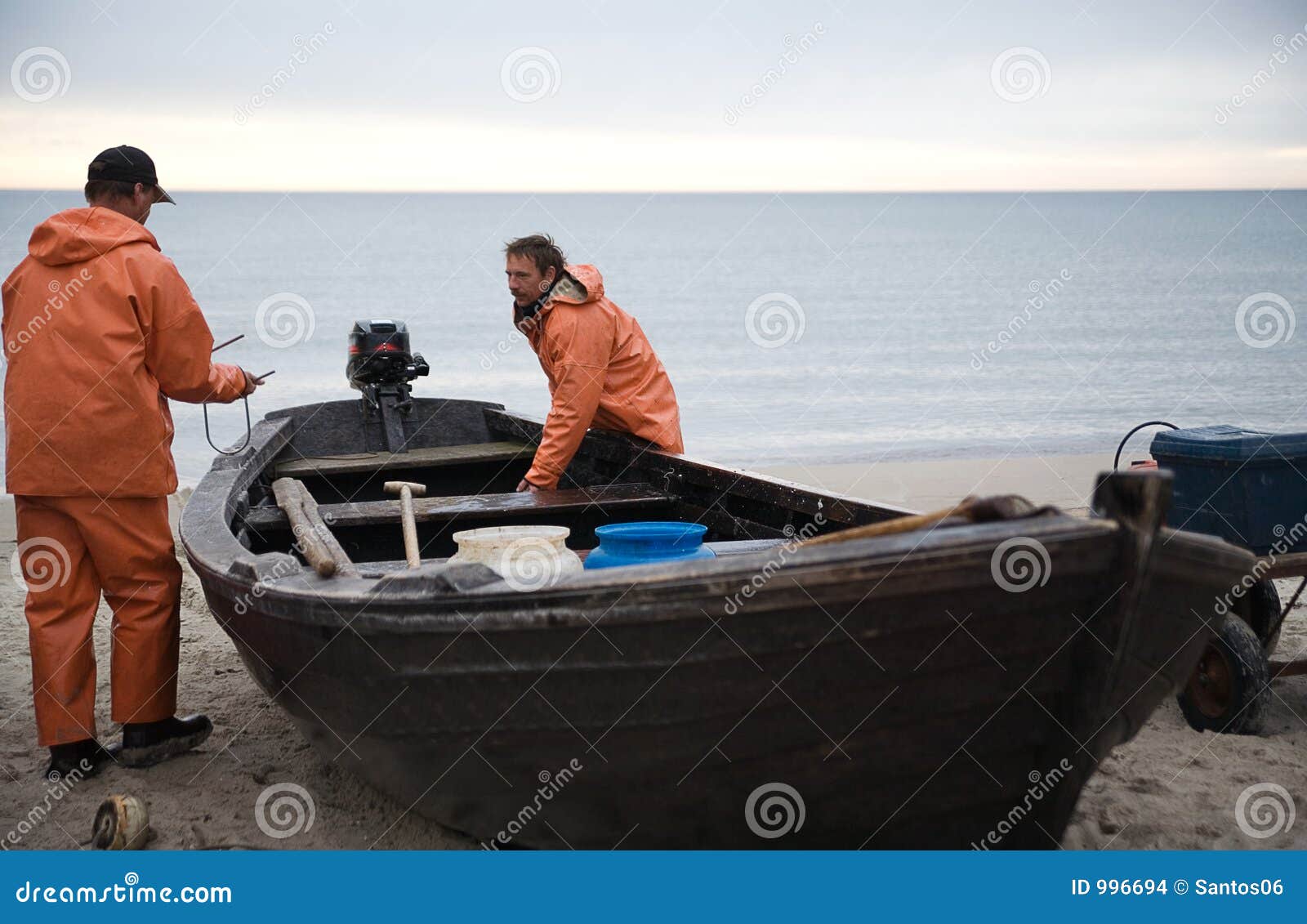 Seamen stock photo. Image of port, hour, dawn, baltic, fishermen - 996694