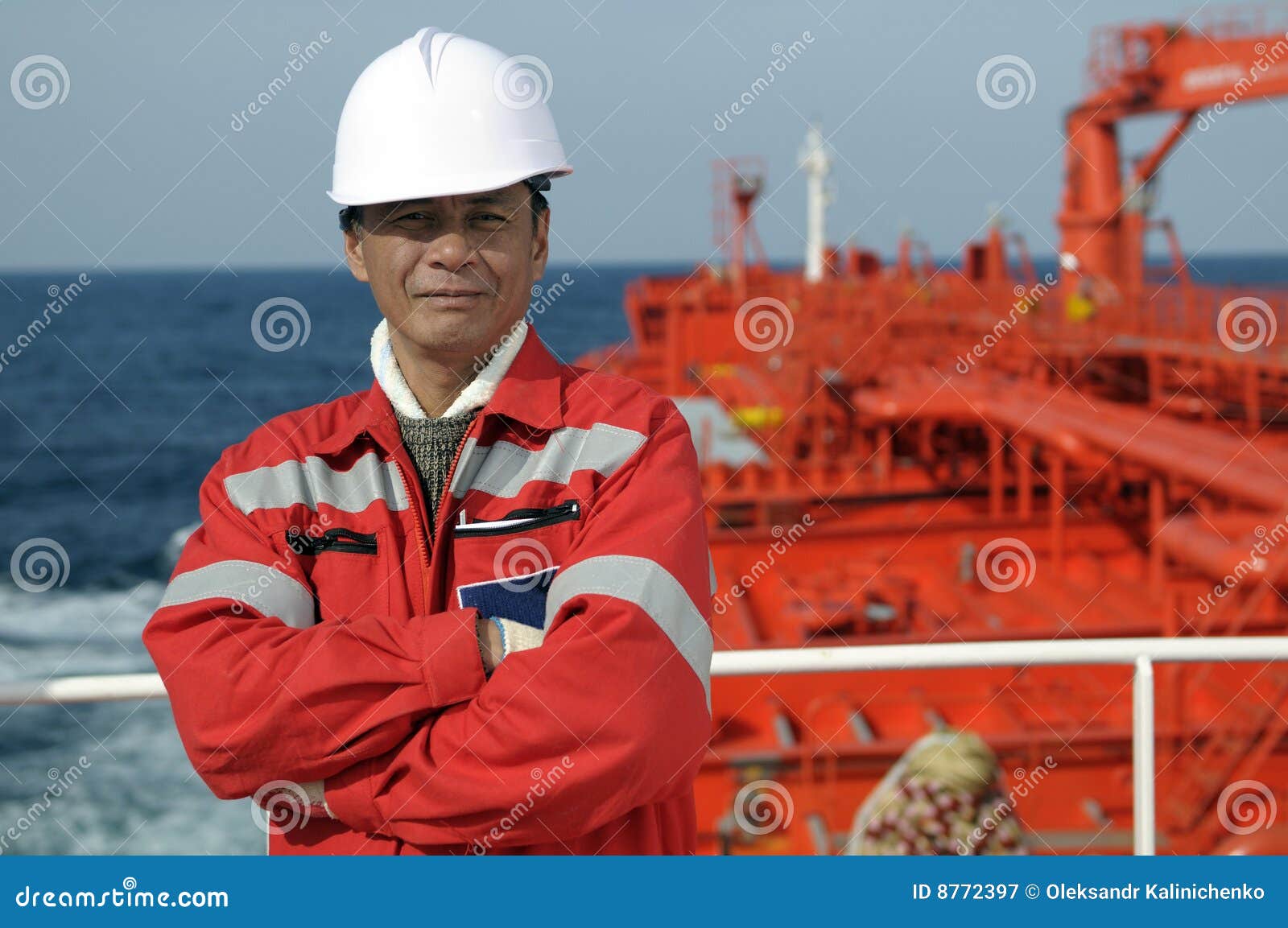 Seamen - boatswain stock image. Image of officer, navigation - 8772397